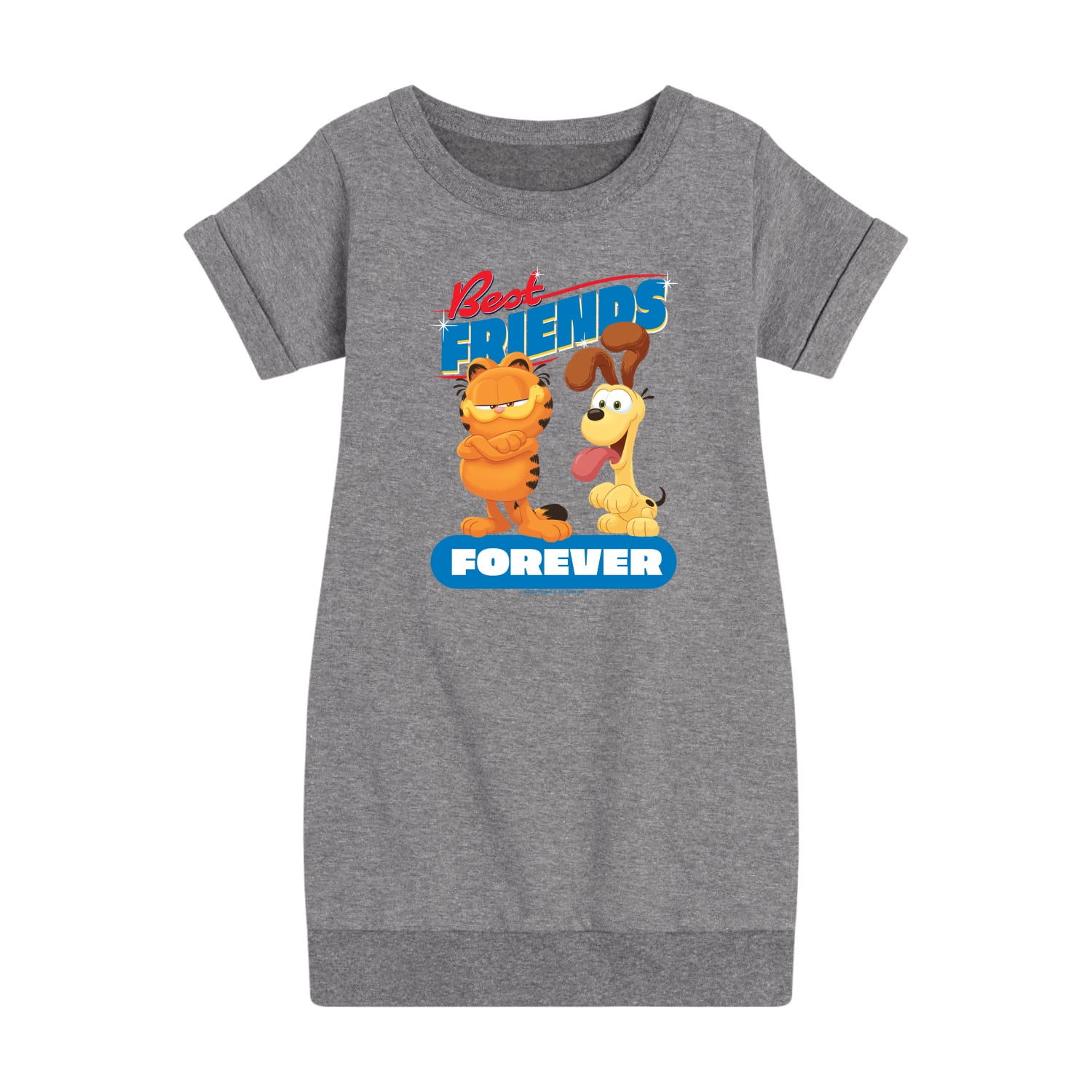 Garfield - Best Friends Forever - Toddler & Youth Girls Fleece Dress ...
