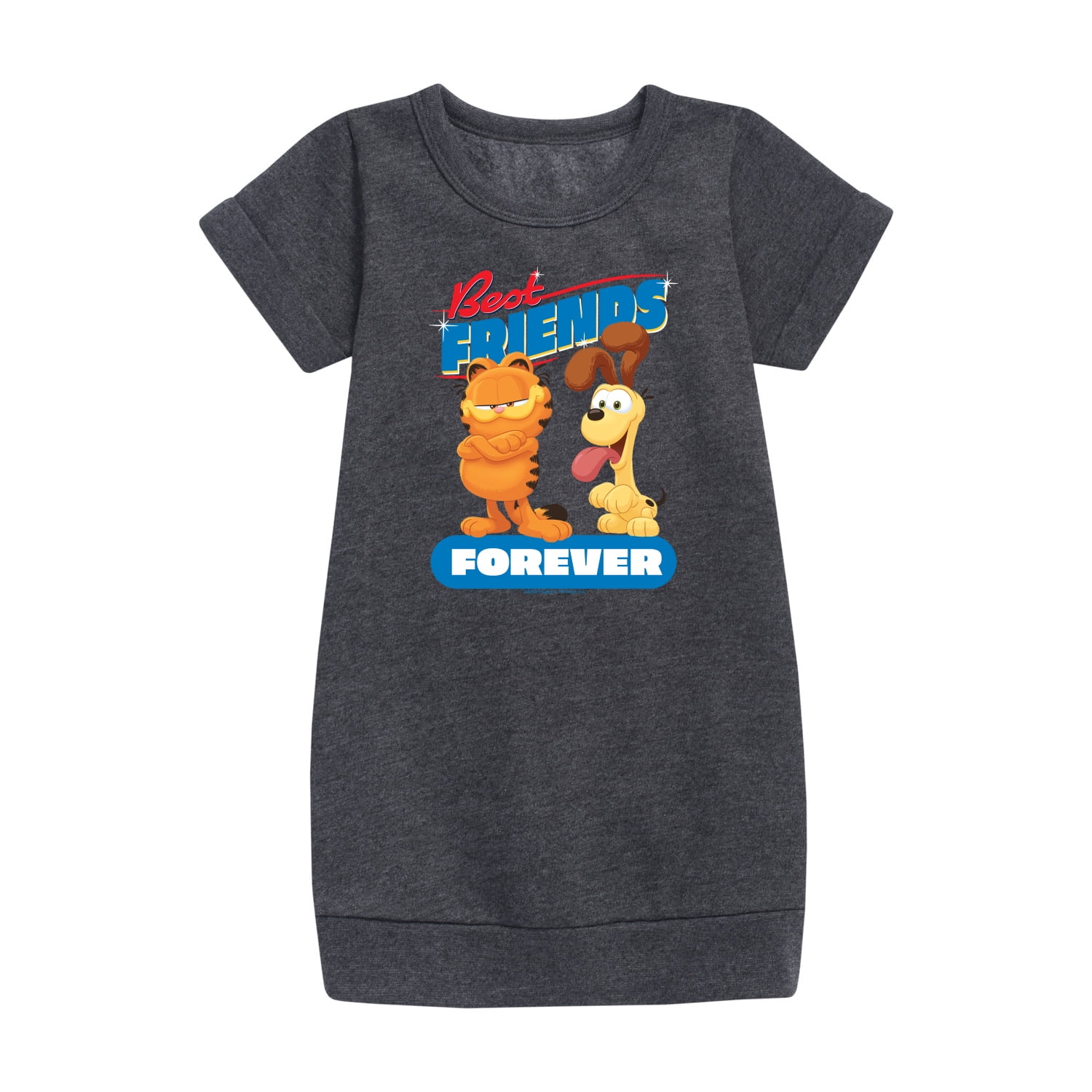 Garfield - Best Friends Forever - Toddler & Youth Girls Fleece Dress ...