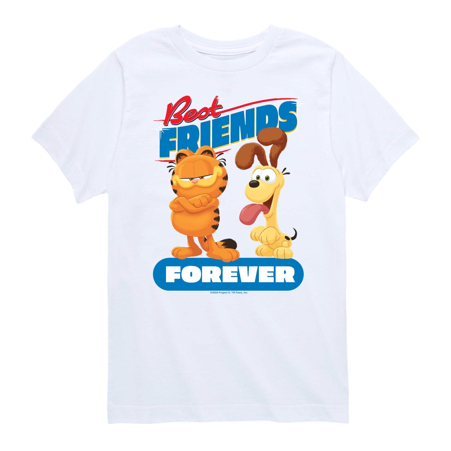 Garfield - Best Friends Forever - Toddler & Youth Short Sleeve Graphic ...