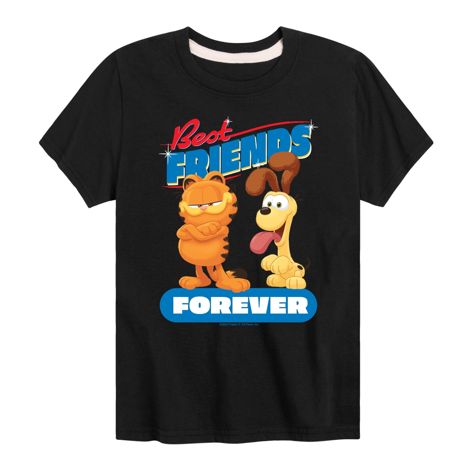 Garfield - Best Friends Forever - Toddler & Youth Short Sleeve Graphic ...