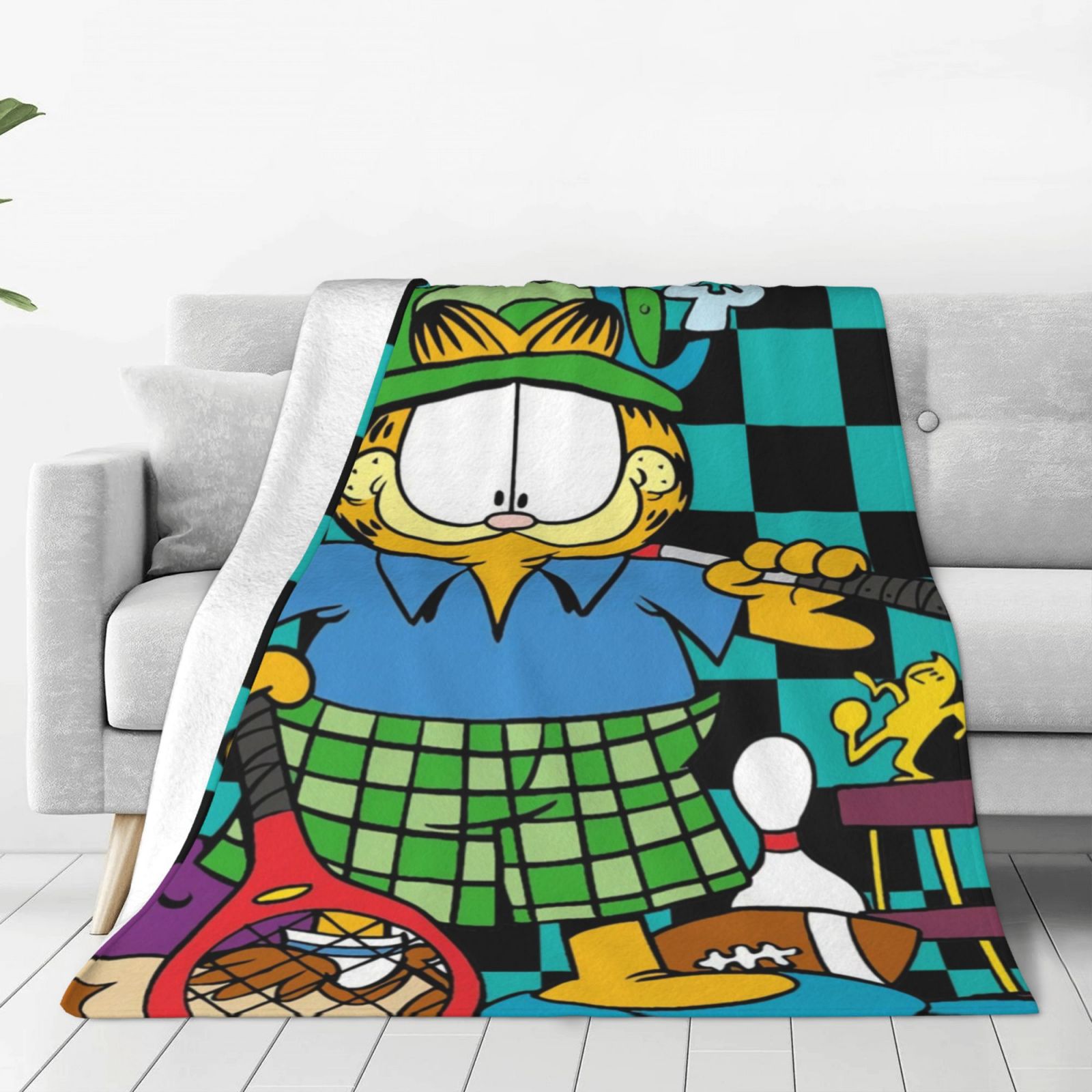 Garfield Blanket For Men And Women, Super Soft And Fluffy Facecloth ...