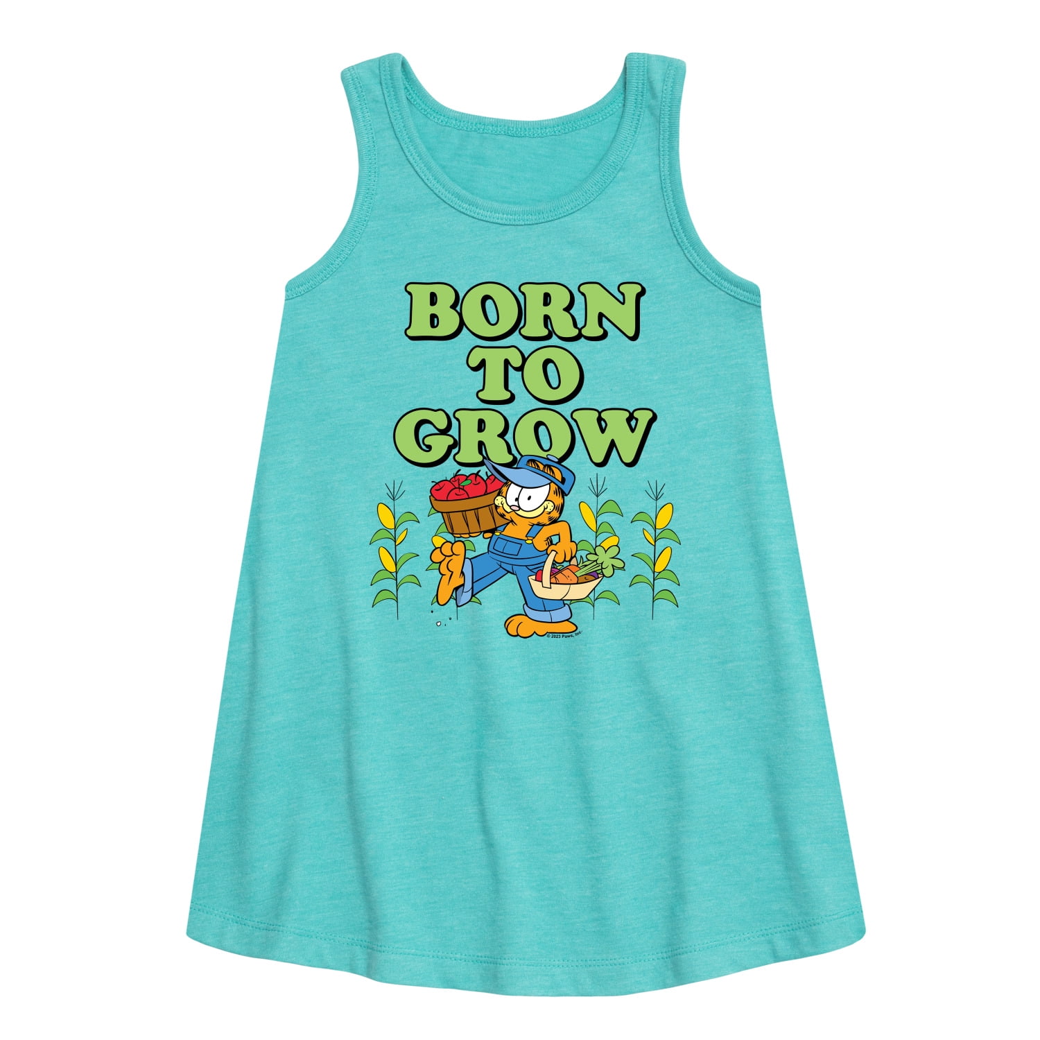 Garfield - Born To Grow - Toddler & Youth Girls A-line Dress - Walmart.com