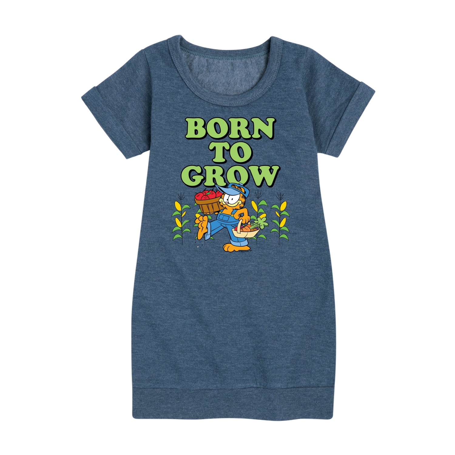 Garfield - Born To Grow - Toddler & Youth Girls Fleece Dress - Walmart.com
