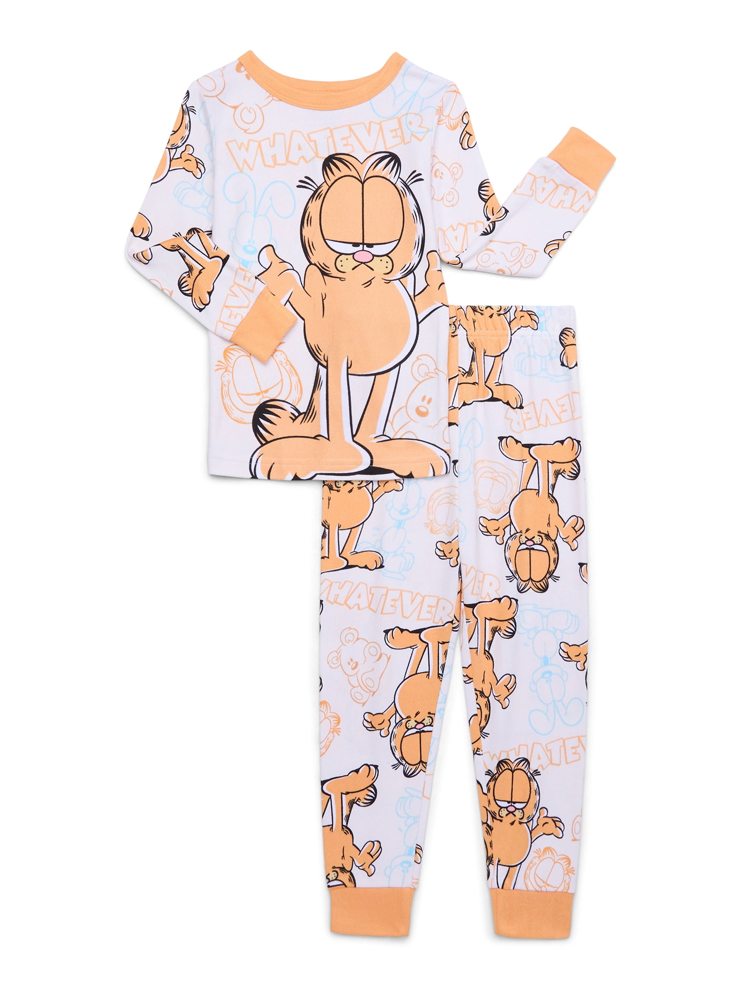 Garfield Boys Pajama Set, 2-Piece, Sizes 4-10 - Walmart.com