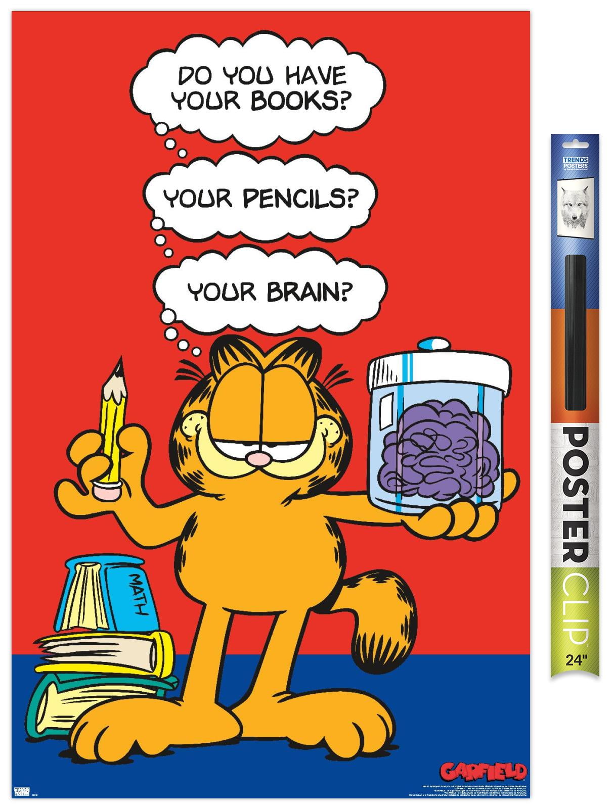 Garfield - Brain Wall Poster, 22.375" x 34" - Walmart.com