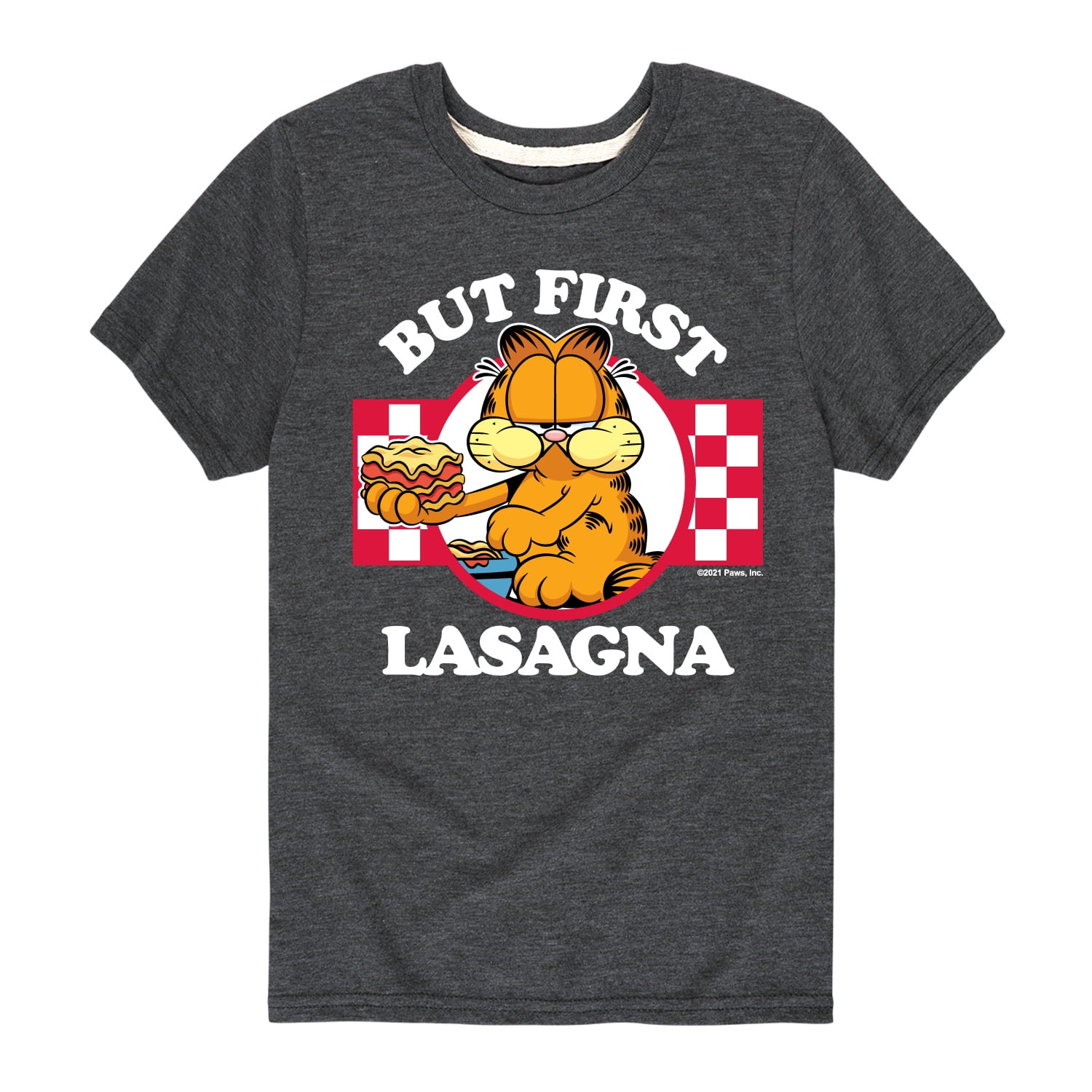 Garfield - But First, Lasagna - Toddler And Youth Short Sleeve Graphic ...