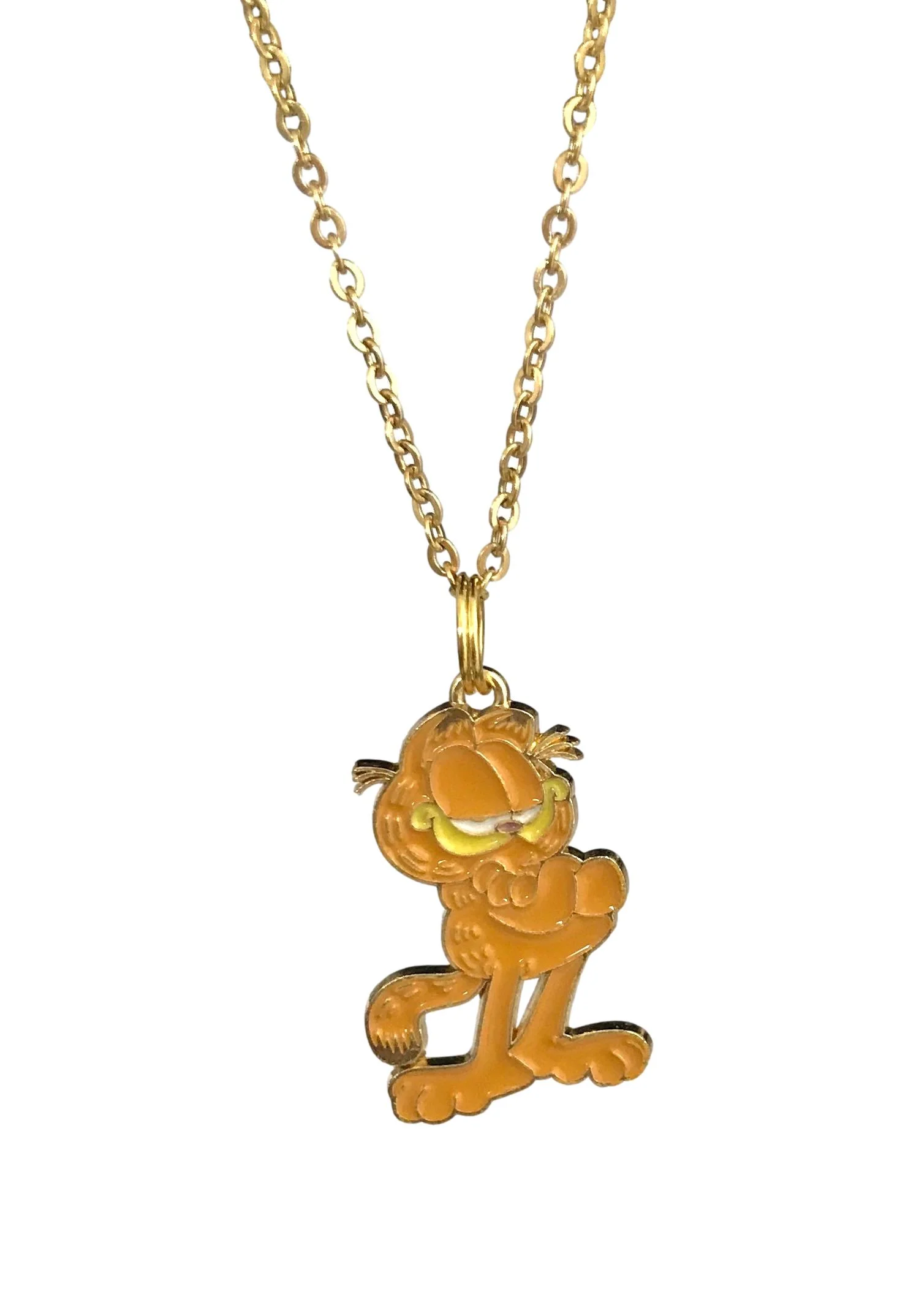 Garfield Character Pendant Necklace - Walmart.com