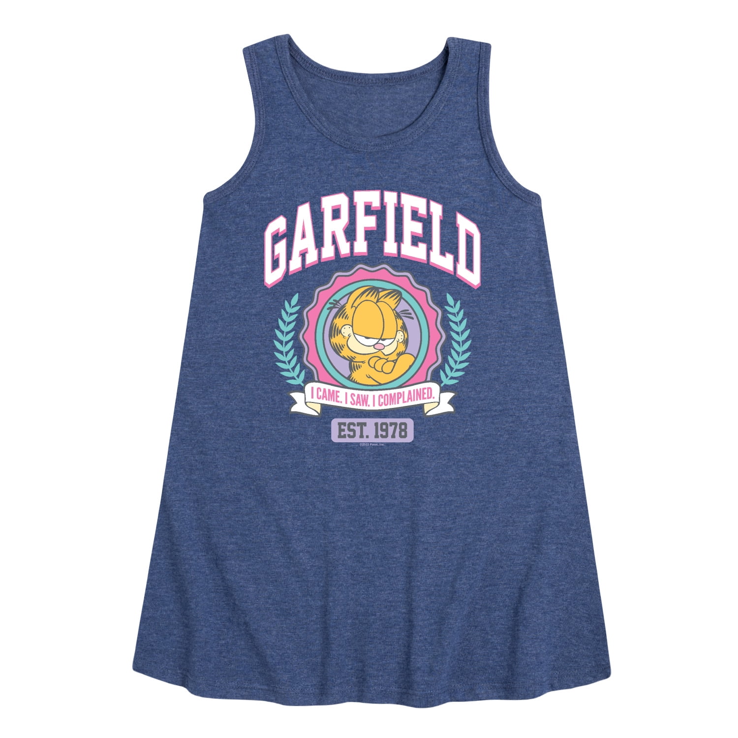 Garfield - Collegiate - Toddler and Youth Girls A-line Dress - Walmart.com