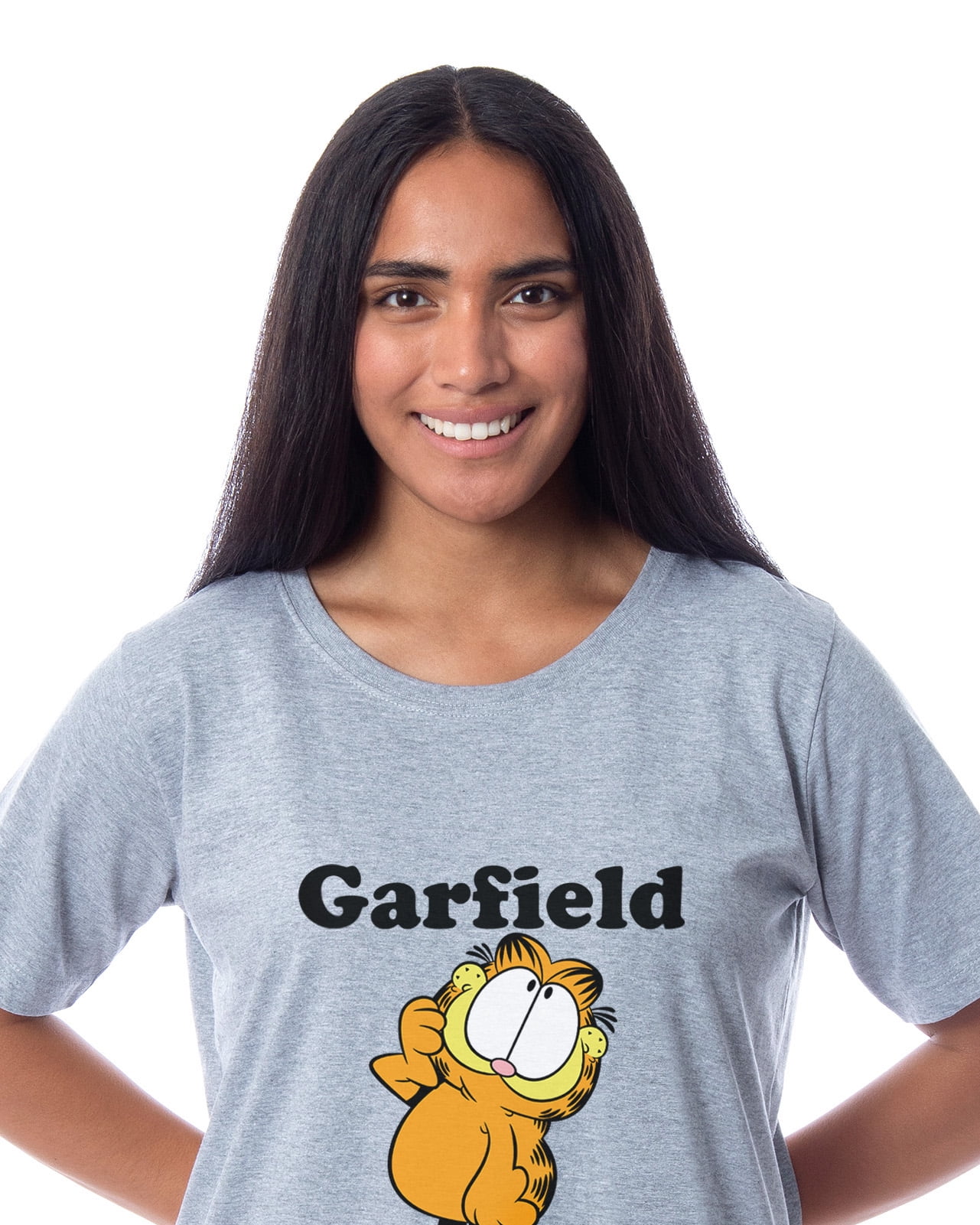 Garfield Comic Womens' I'm Cute Pose Pajama Dorm Sleep Shirt Nightgown ...