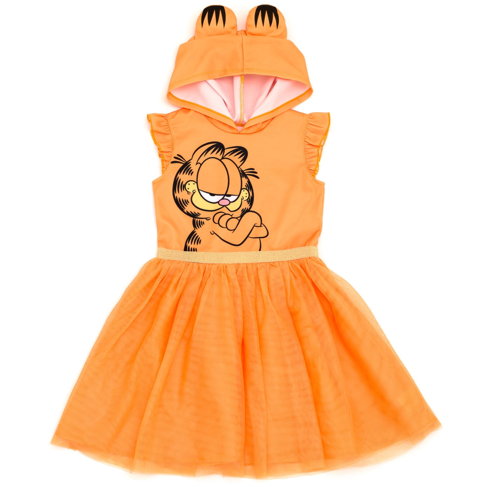 Garfield Cosplay Tulle Dress Toddler to Big Kid - Walmart.com