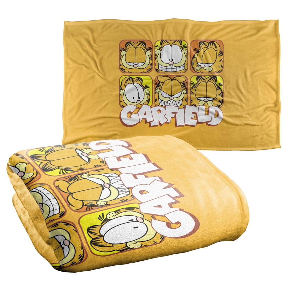 Garfield Faces Silky Touch Super Soft Throw Blanket 36" x 58" - Walmart.com