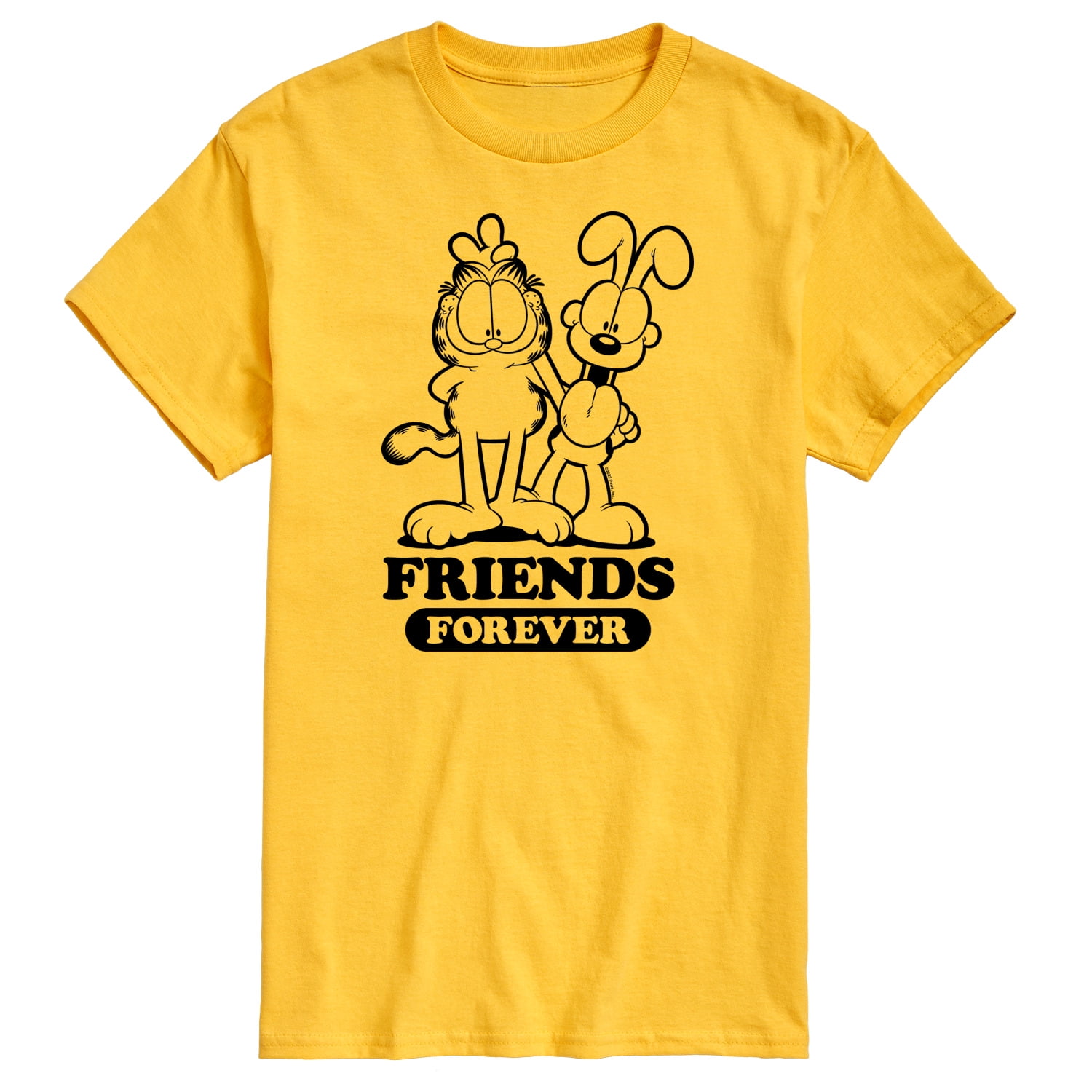 Garfield - Friends Forever Garfield and Odie - Men's Short Sleeve ...