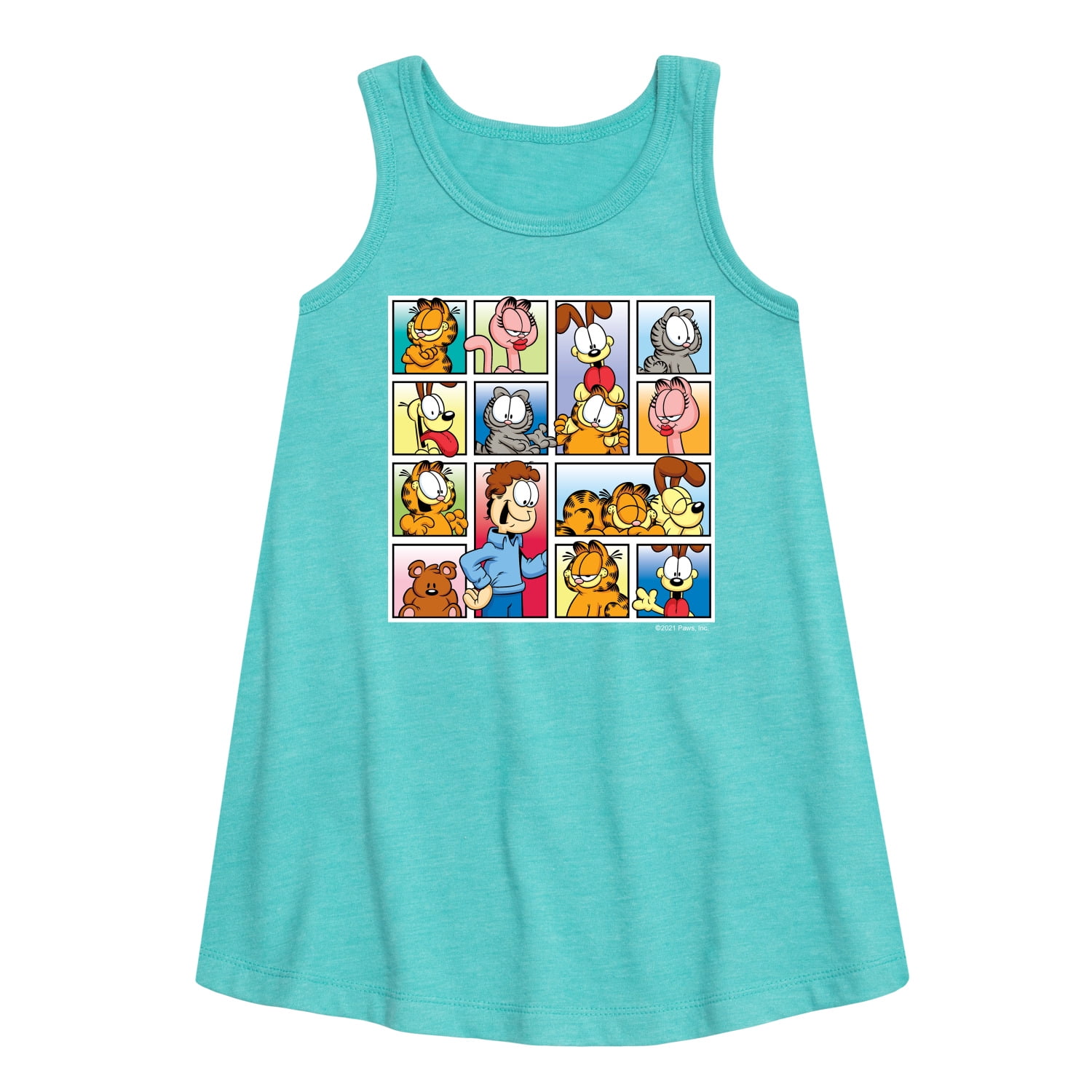 Garfield - Friends - Toddler and Youth Girls A-line Dress - Walmart.com