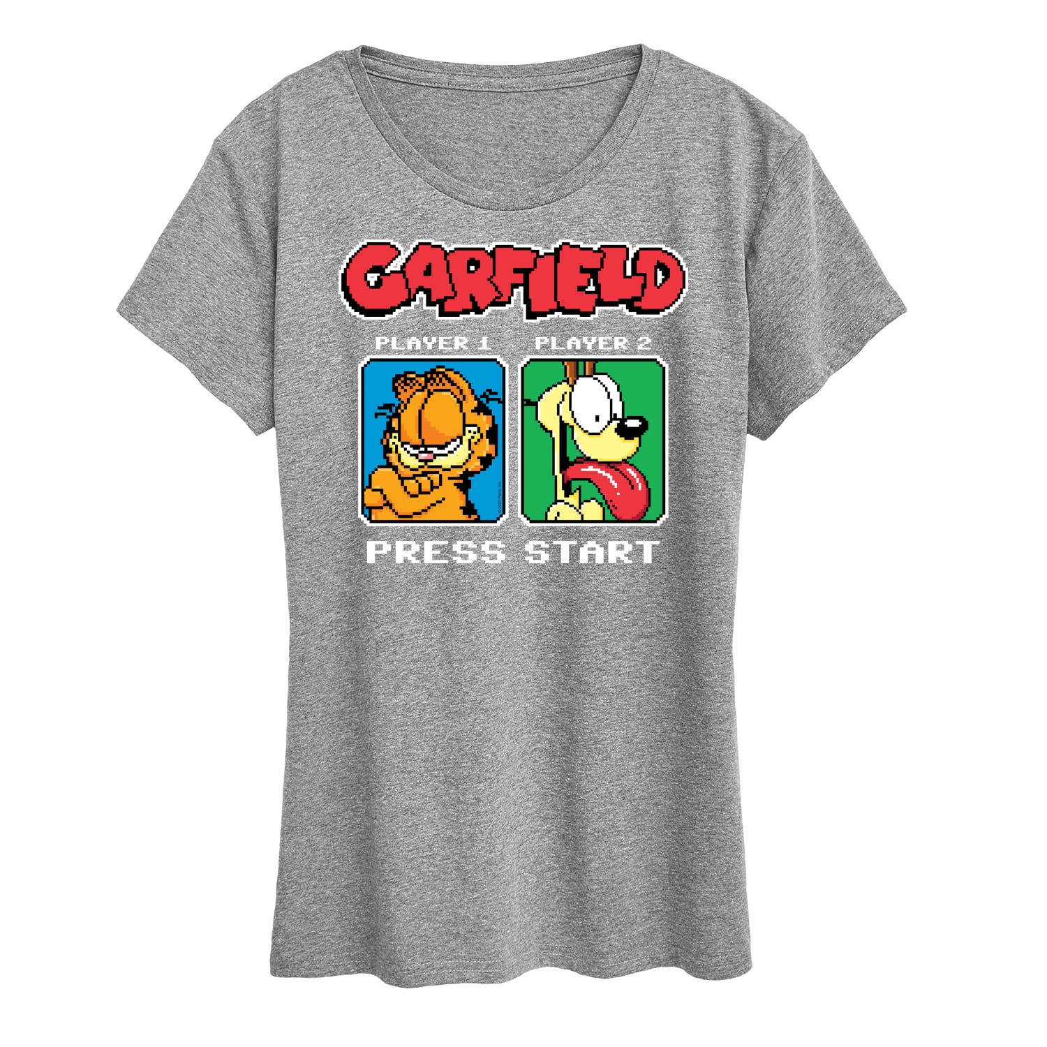 Garfield - Game On - Women's Short Sleeve Graphic T-Shirt - Walmart.com