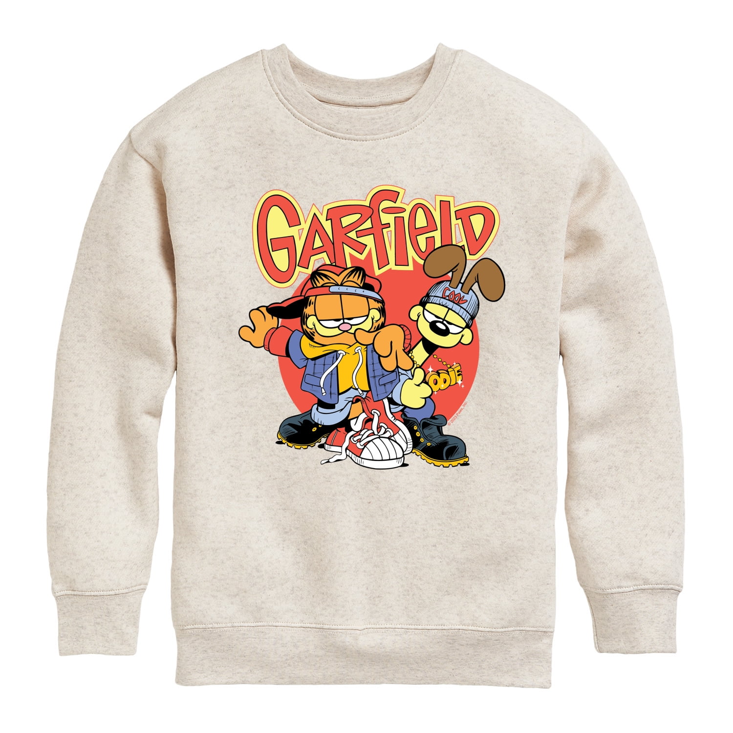 Garfield - Garf And Odie Logo - Toddler & Youth Crewneck Fleece ...