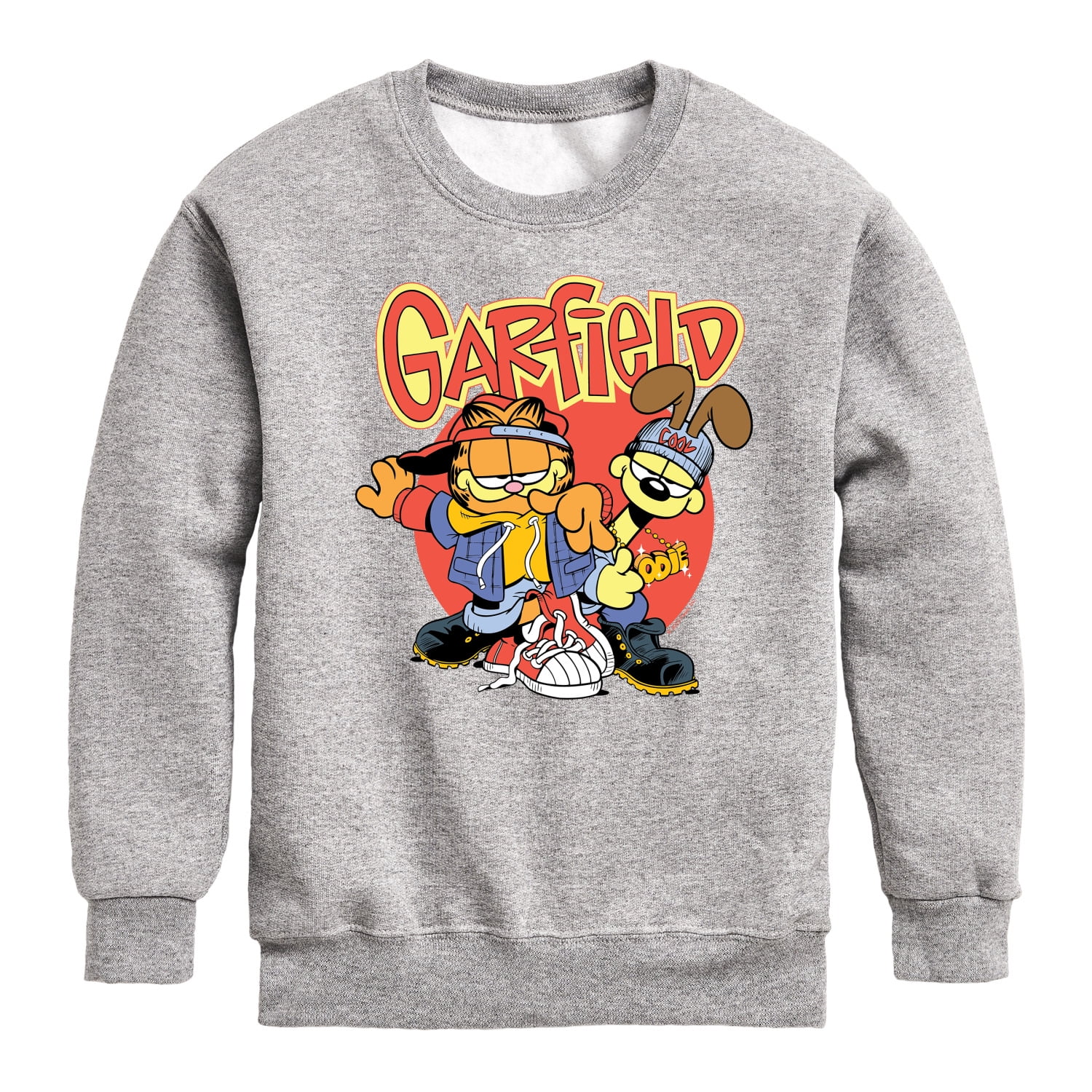 Garfield - Garf And Odie Logo - Toddler & Youth Crewneck Fleece ...