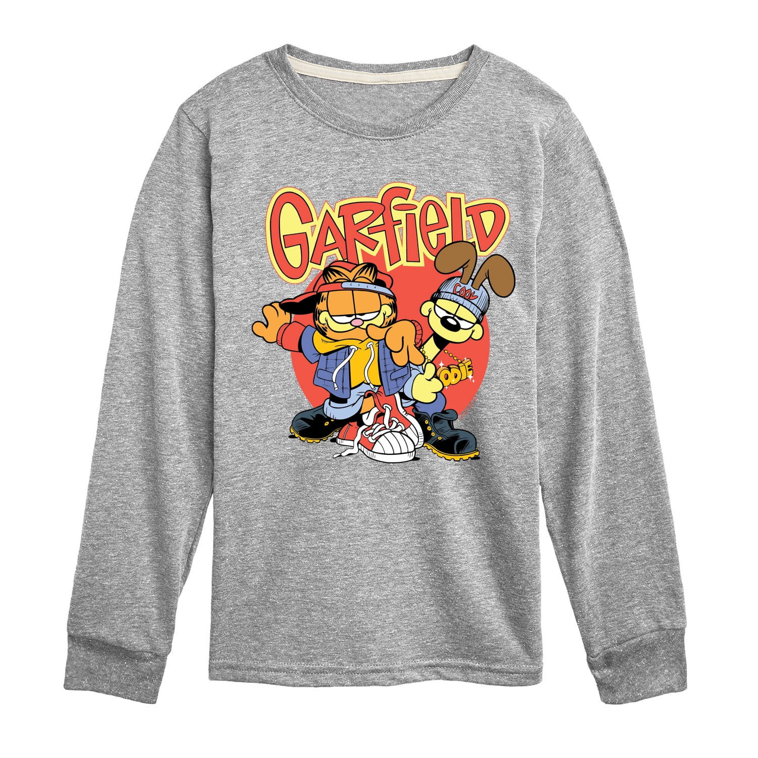 Garfield - Garf And Odie Logo - Toddler & Youth Long Sleeve Graphic T ...