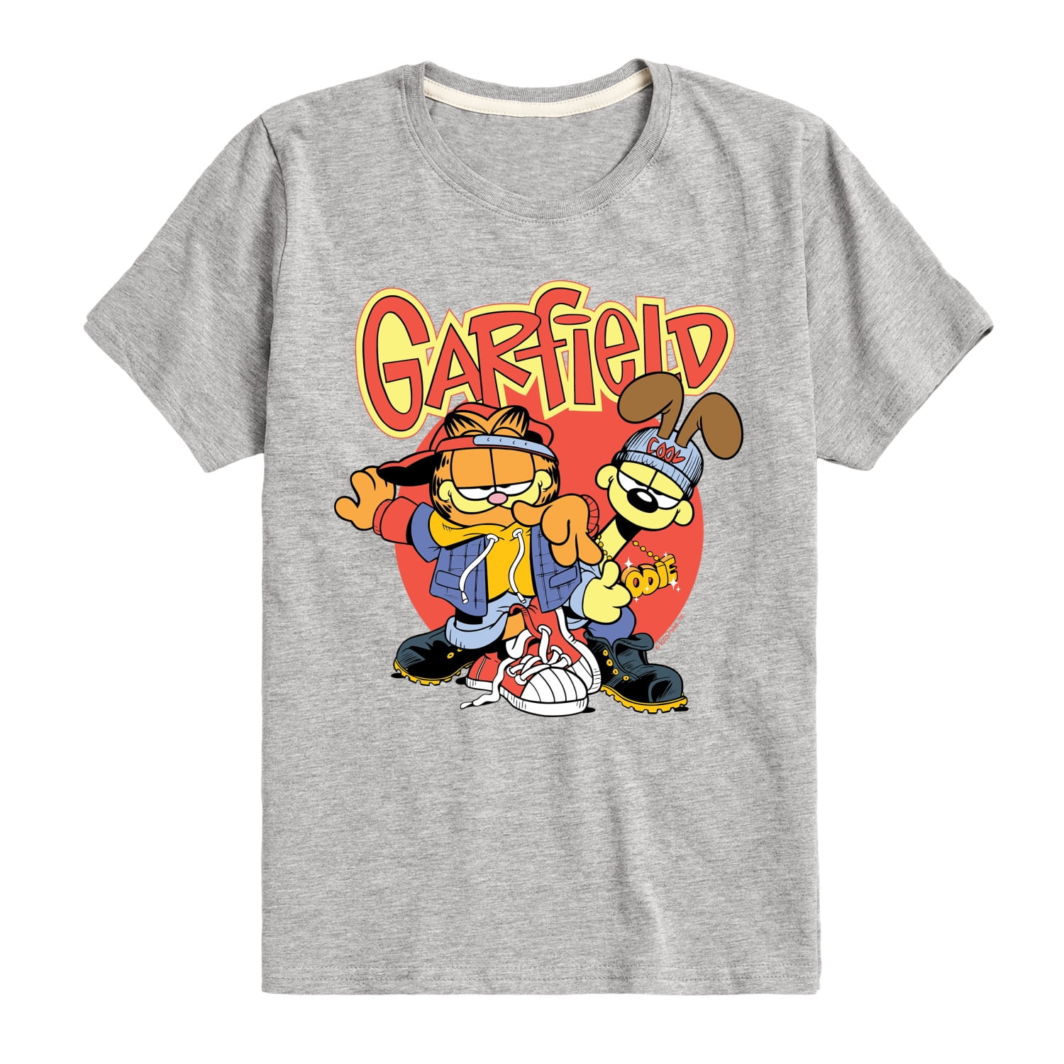Garfield - Garf And Odie Logo - Toddler & Youth Short Sleeve Graphic T ...