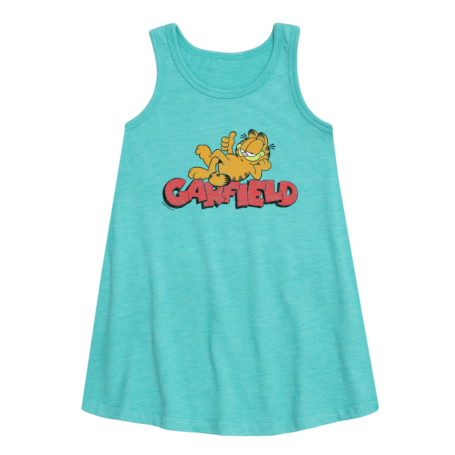 Garfield - Garf Laying - Toddler & Youth Girls A-line Dress - Walmart.com
