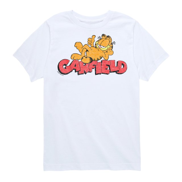 Garfield - Garf Laying - Toddler & Youth Short Sleeve Graphic T-Shirt ...