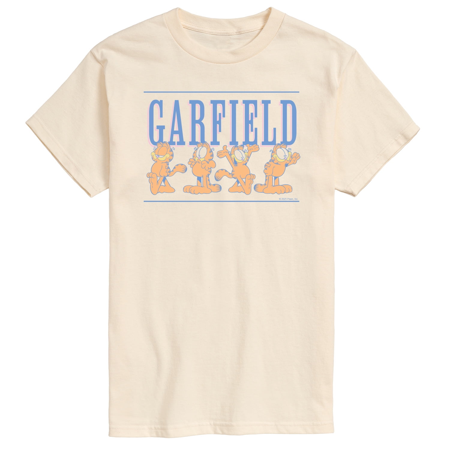 Garfield - Garf Lineup - Men's Short Sleeve Graphic T-Shirt - Walmart.com