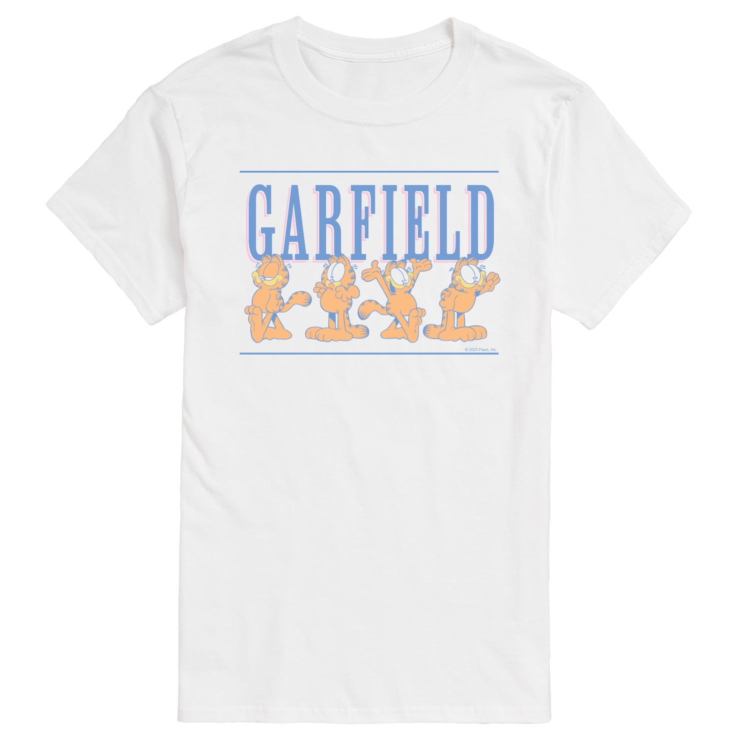 Garfield - Garf Lineup - Men's Short Sleeve Graphic T-Shirt - Walmart.com