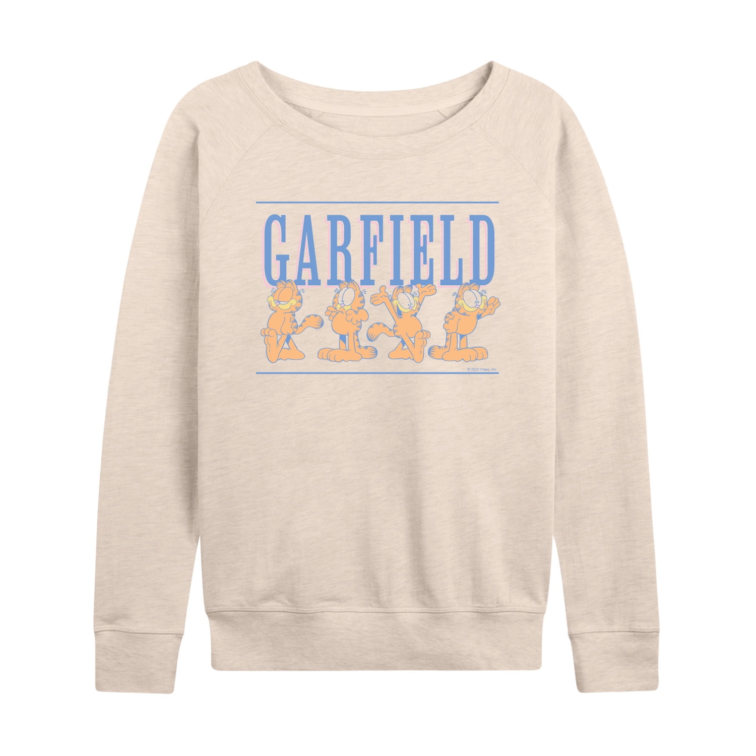 Garfield - Garf Lineup - Women's French Terry Long Sleeve Shirt ...