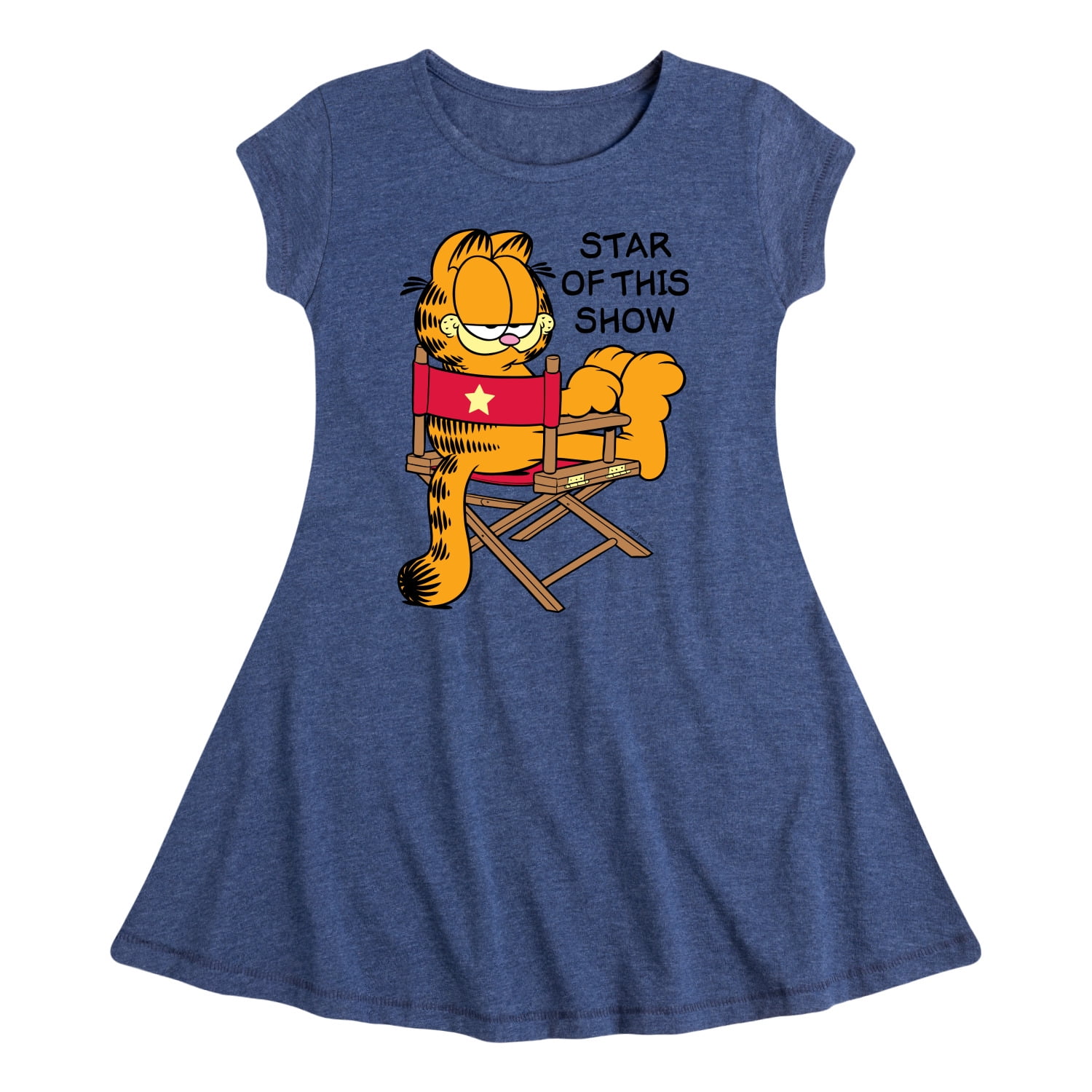 Garfield - Garf Star Of This Show - Toddler & Youth Girls Fit & Flare ...