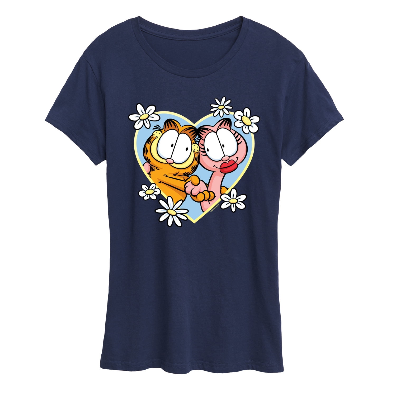 Garfield - Garfield Arlene Heart - Women's Short Sleeve Graphic T-Shirt ...