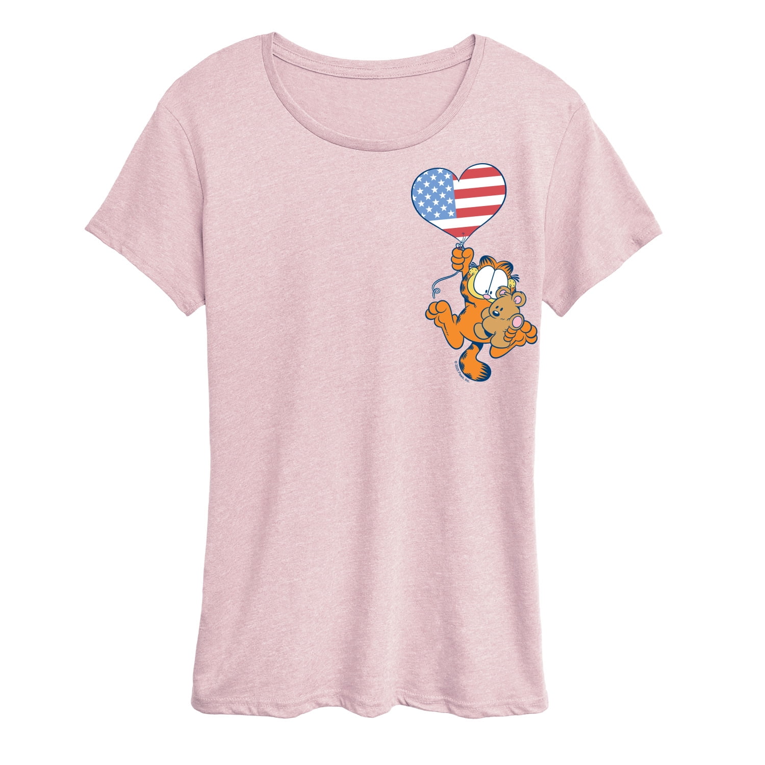 Garfield - Garfield Flag - Women's Short Sleeve Graphic T-Shirt ...