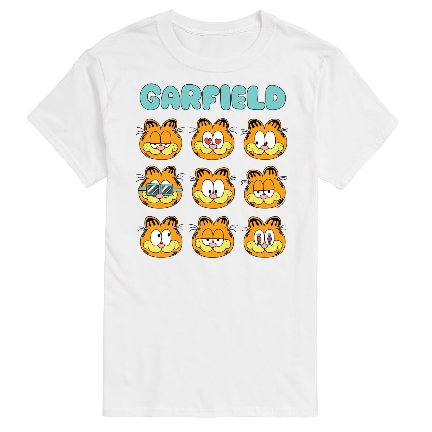 Garfield - Garfield Grid - Men's Short Sleeve Graphic T-Shirt - Walmart.com