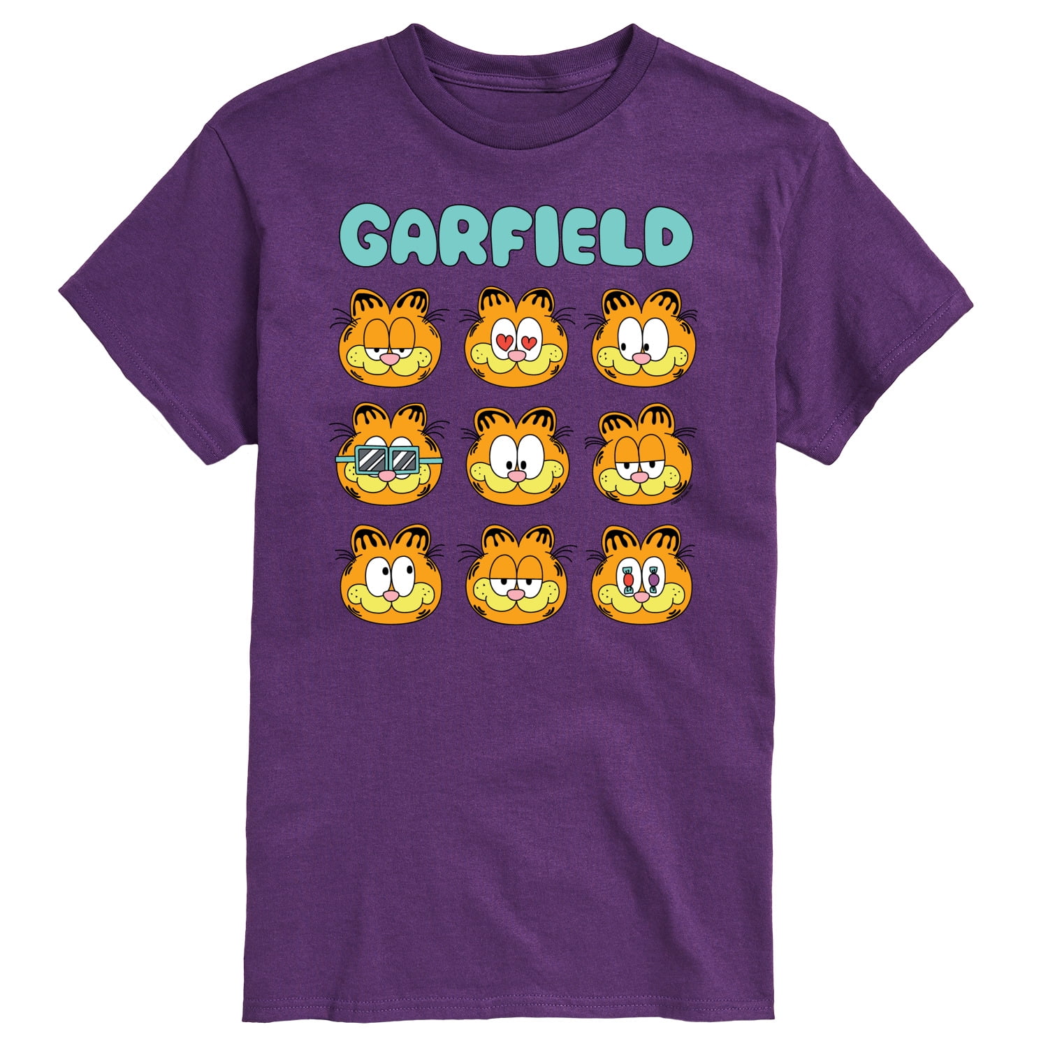 Garfield - Garfield Grid - Men's Short Sleeve Graphic T-Shirt - Walmart.com