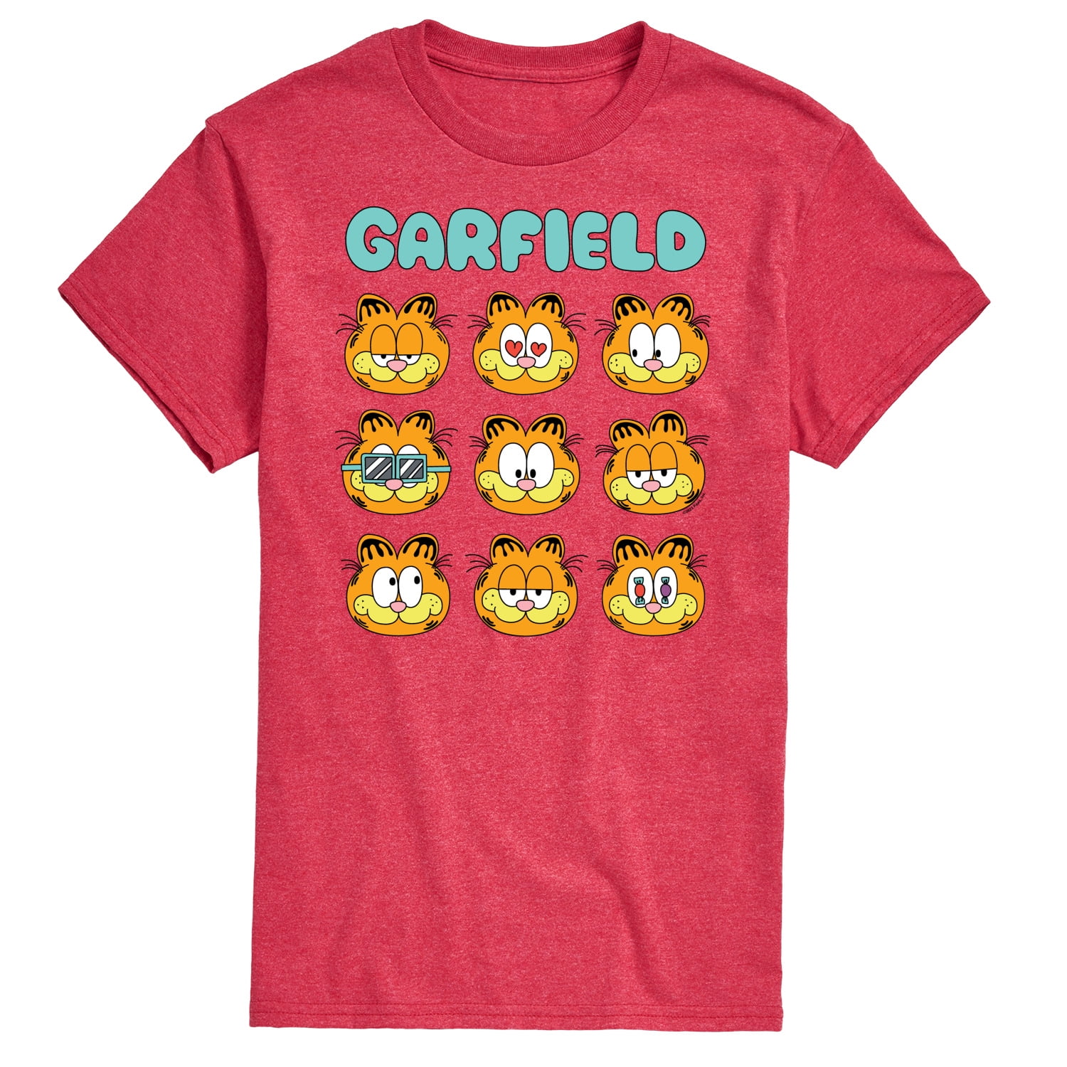 Garfield - Garfield Grid - Men's Short Sleeve Graphic T-Shirt - Walmart.com