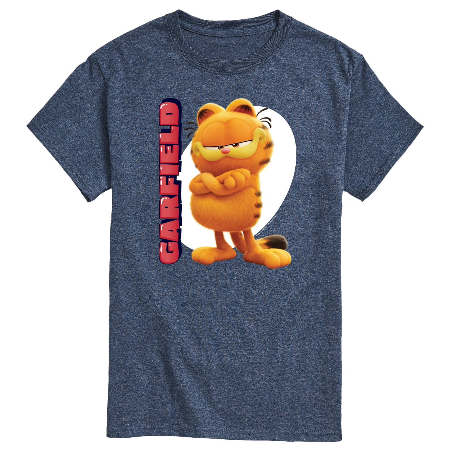 Garfield - Garfield Movie Vertical - Adult Short Sleeve Tee - Walmart.com