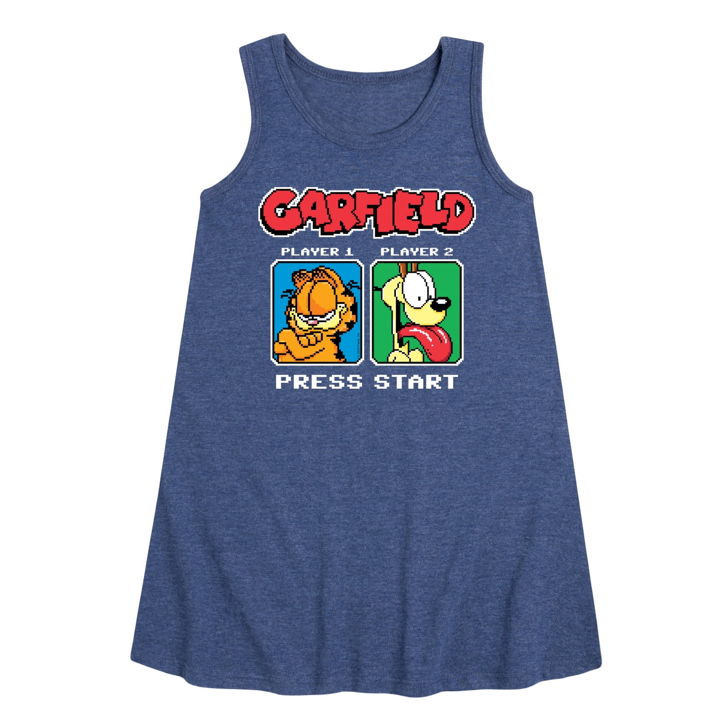 Garfield - Garfield Odie Game On - Toddler & Youth Girls A-line Dress ...