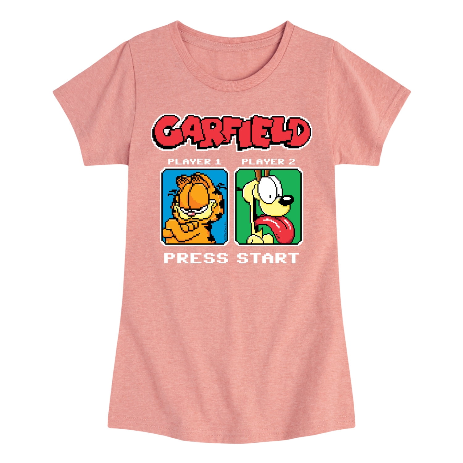 Garfield - Garfield Odie Game On - Toddler & Youth Girls Short Sleeve ...