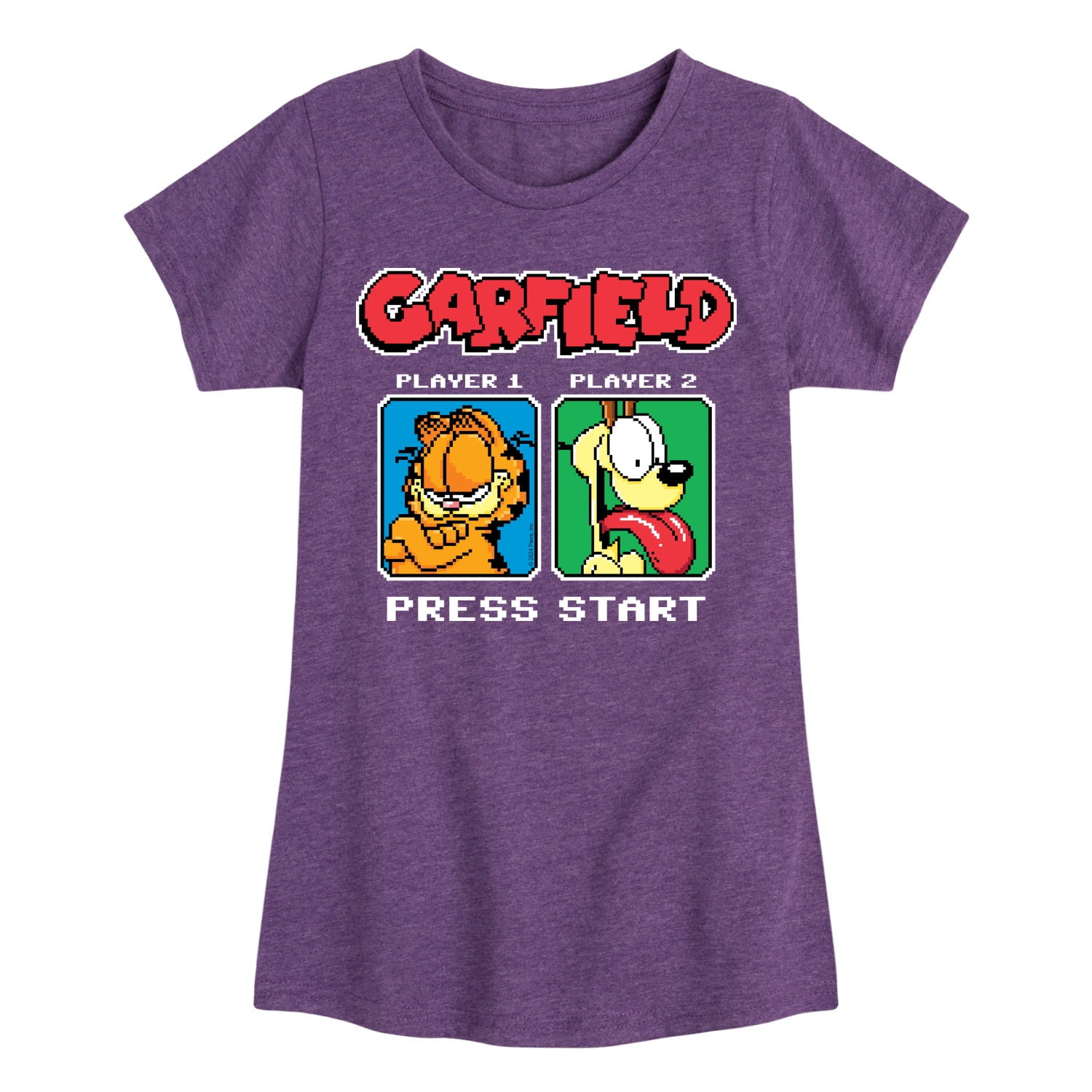 Garfield - Garfield Odie Game On - Toddler & Youth Girls Short Sleeve ...