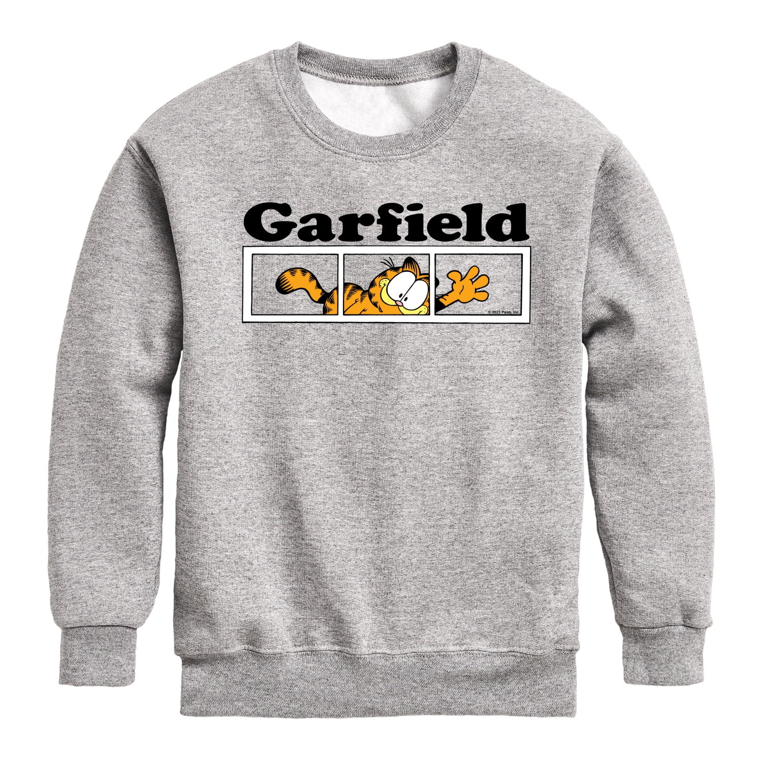Garfield - Garfield Panel Logo - Toddler & Youth Crewneck Fleece ...