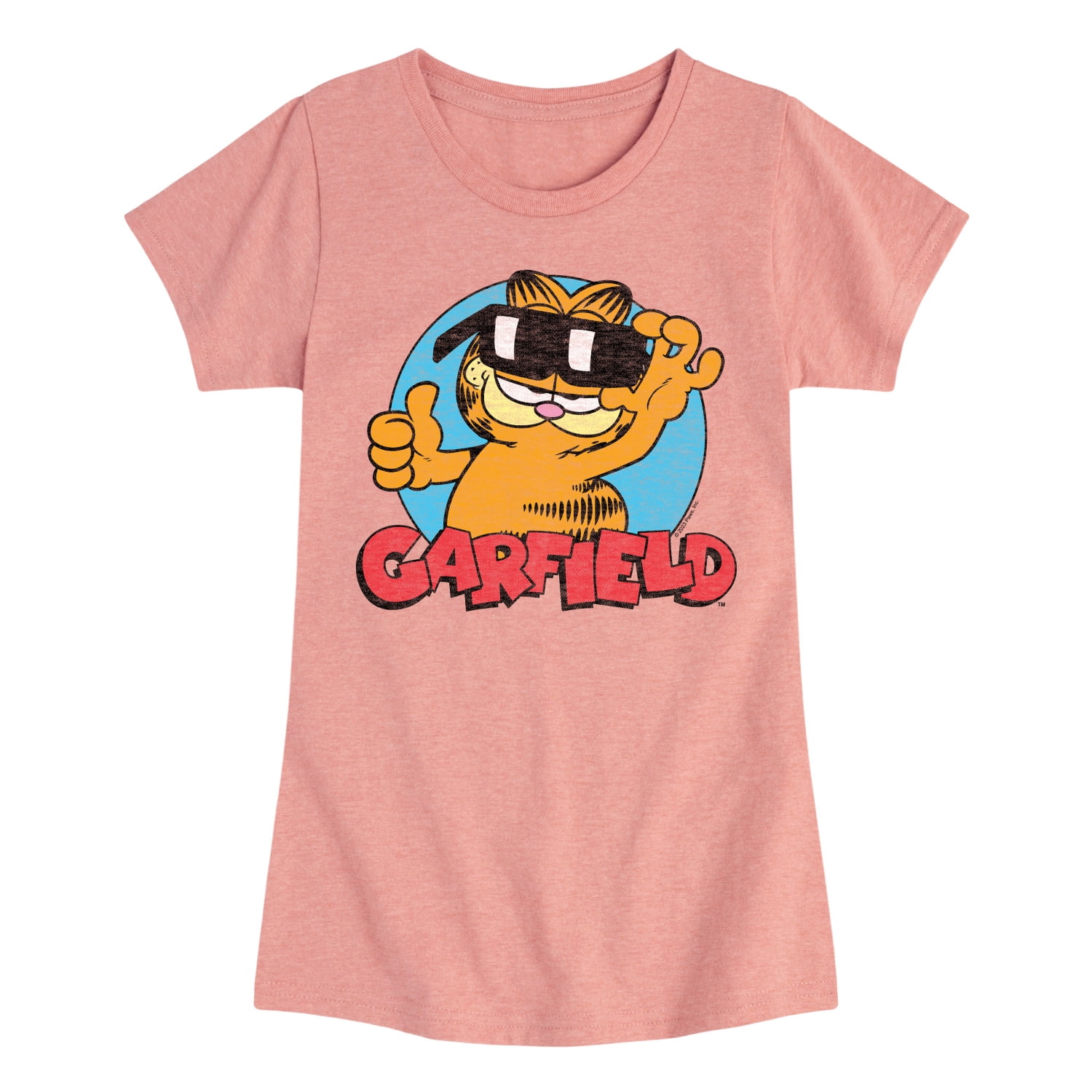Garfield - Garfield Sunglasses - Toddler & Youth Girls Short Sleeve ...