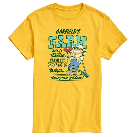 Garfield - Garfields Farm - Men's Short Sleeve Graphic T-Shirt ...