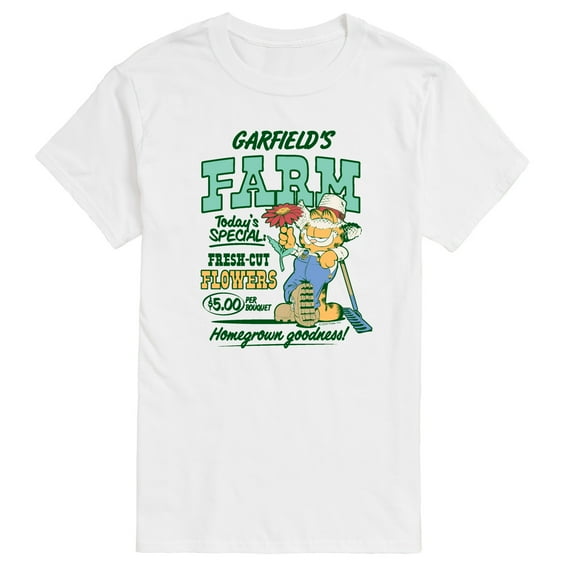 Garfield - Garfields Farm - Men's Short Sleeve Graphic T-Shirt ...