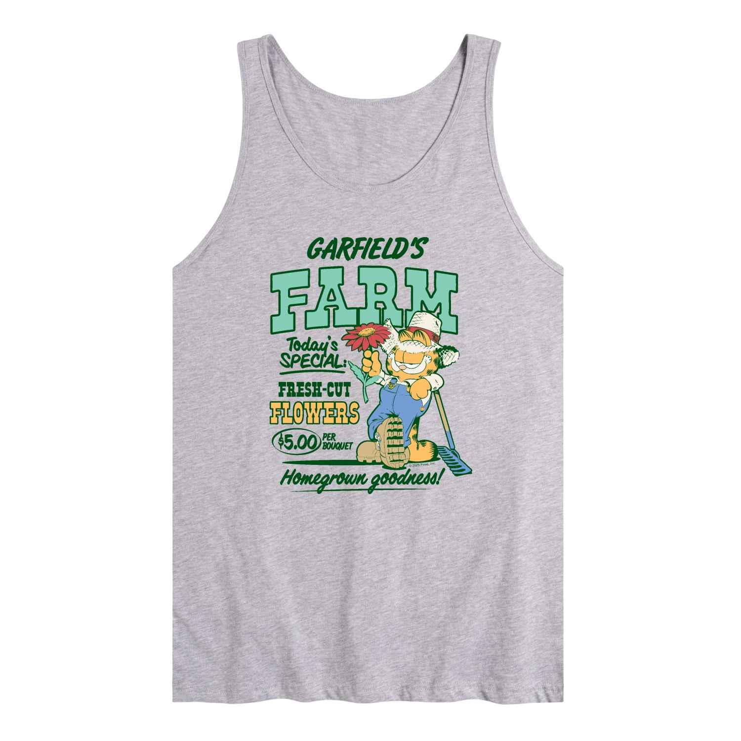 Garfield - Garfields Farm - Men's Sleeveless Graphic Tank - Walmart.com