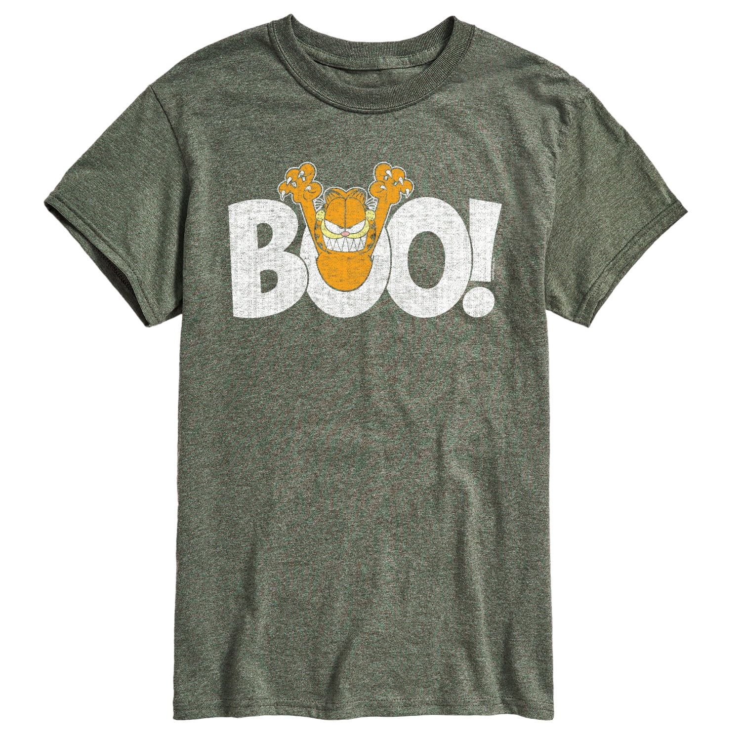 Garfield - Halloween Garfield Boo - Men's Short Sleeve Graphic T-Shirt ...