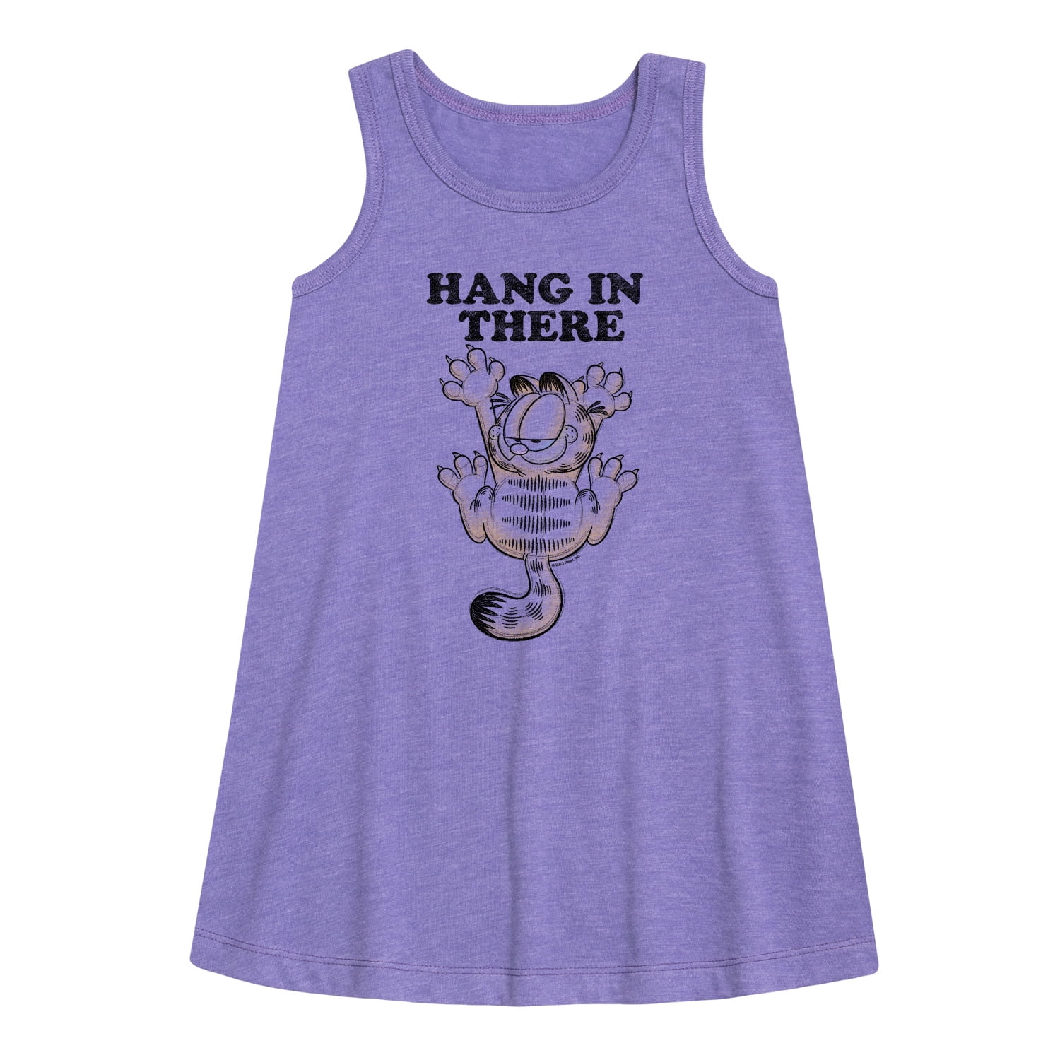 Garfield - Hang In There - Toddler & Youth Girls A-line Dress - Walmart.com