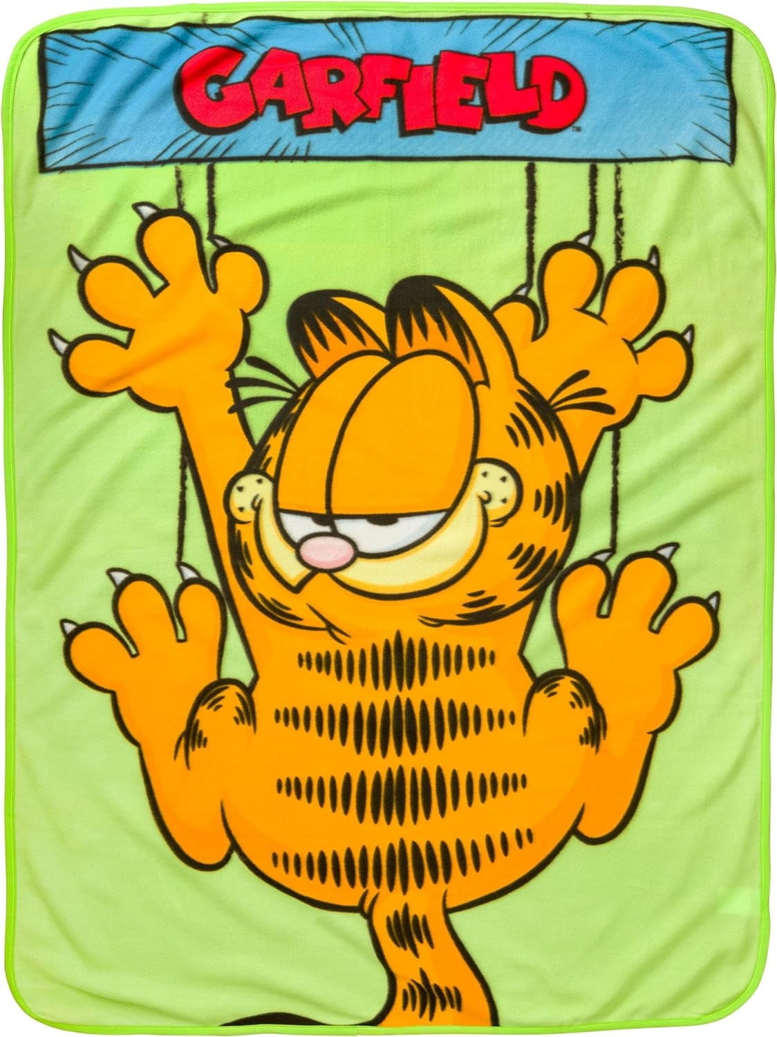Garfield Hanging On Fleece Throw Blanket, 45" x 60" - Walmart.com
