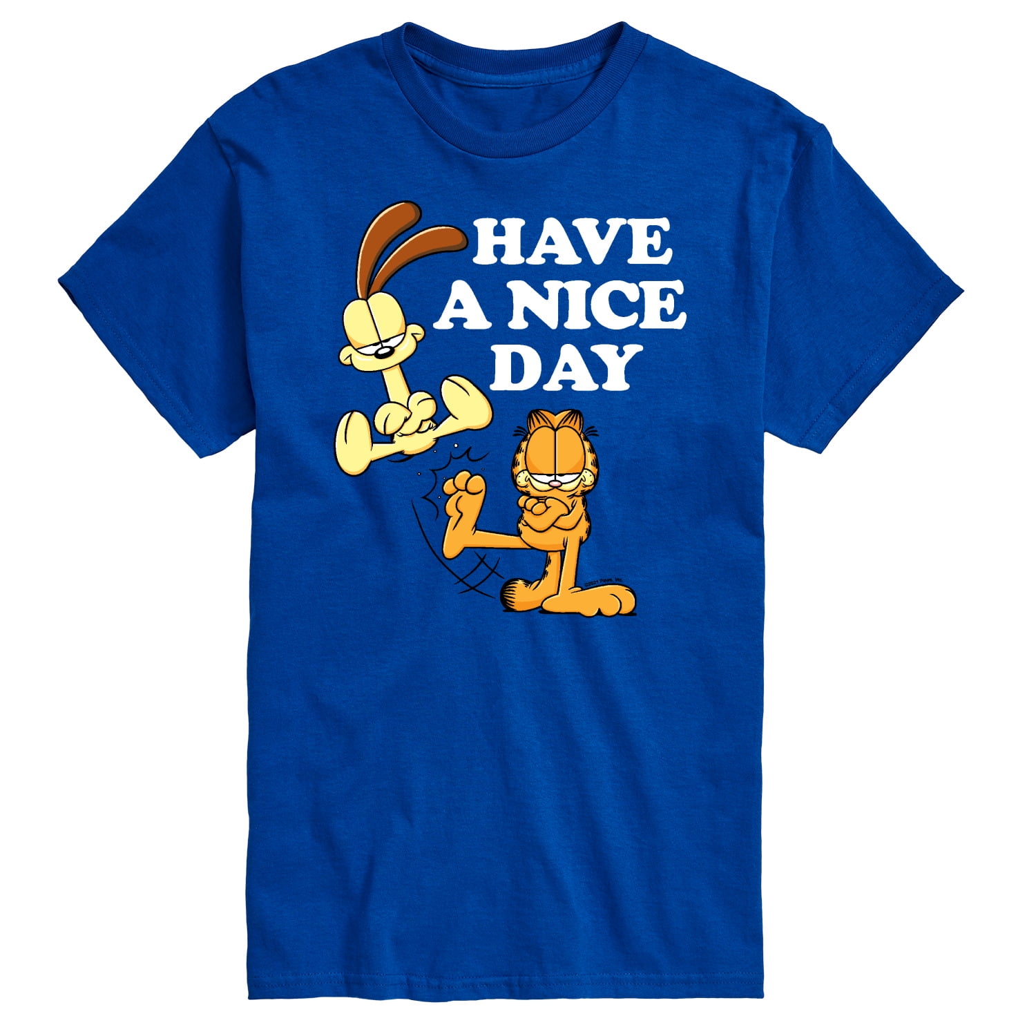 Garfield - Have A Nice Day - Garfield and Odie - Men's Short Sleeve ...