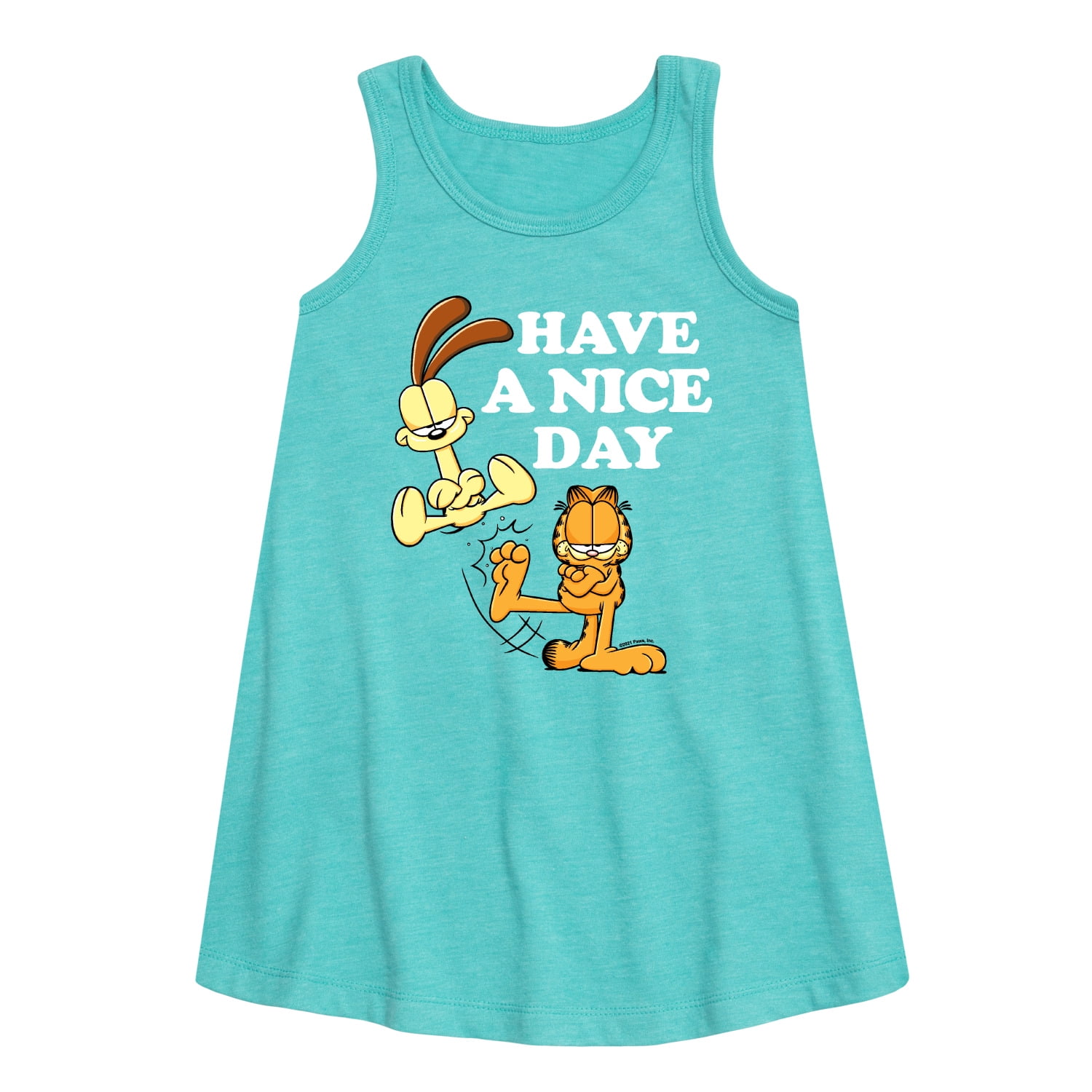 Garfield - Have A Nice Day - Toddler and Youth Girls A-line Dress ...