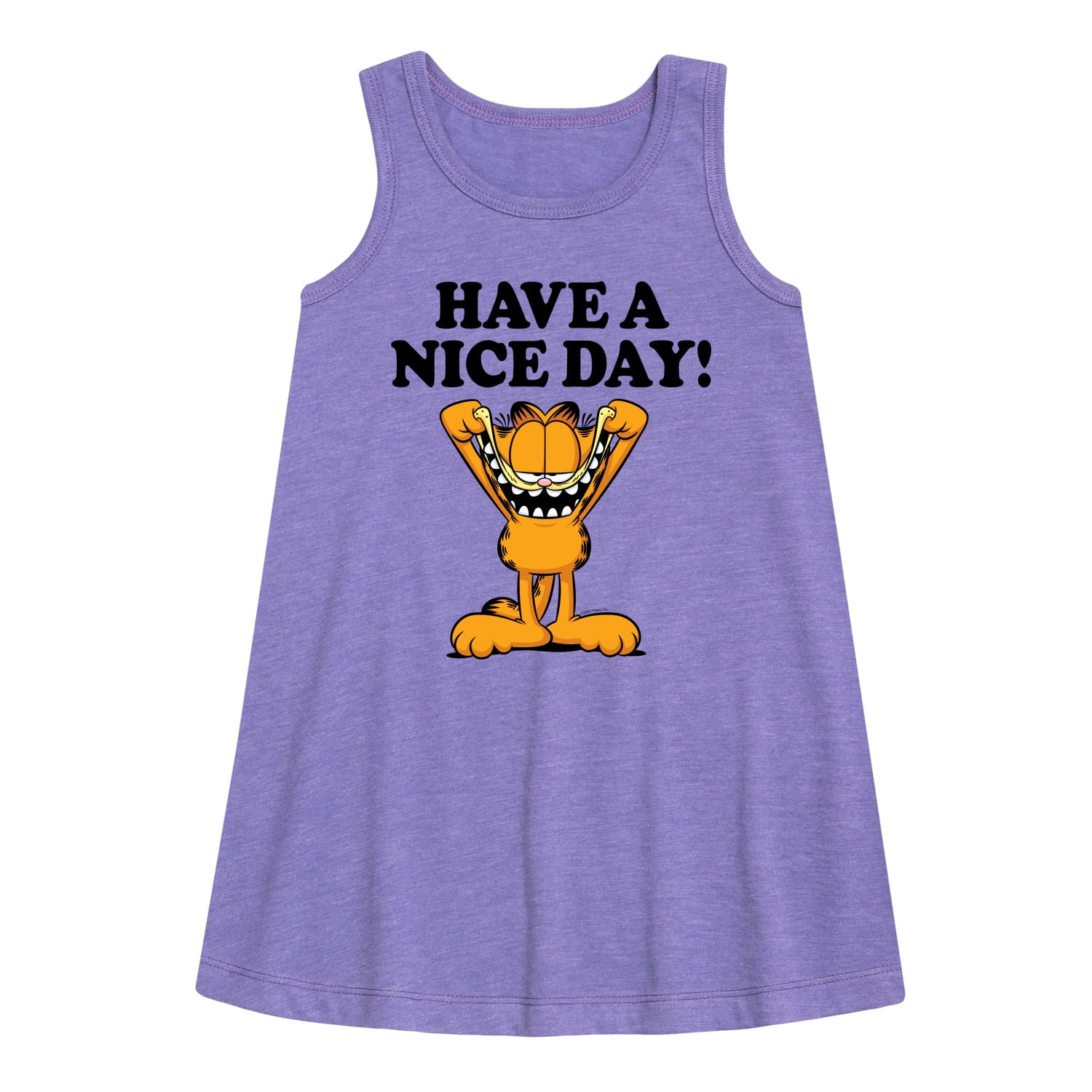 Garfield - Have A Nice Day - Toddler and Youth Girls A-line Dress ...