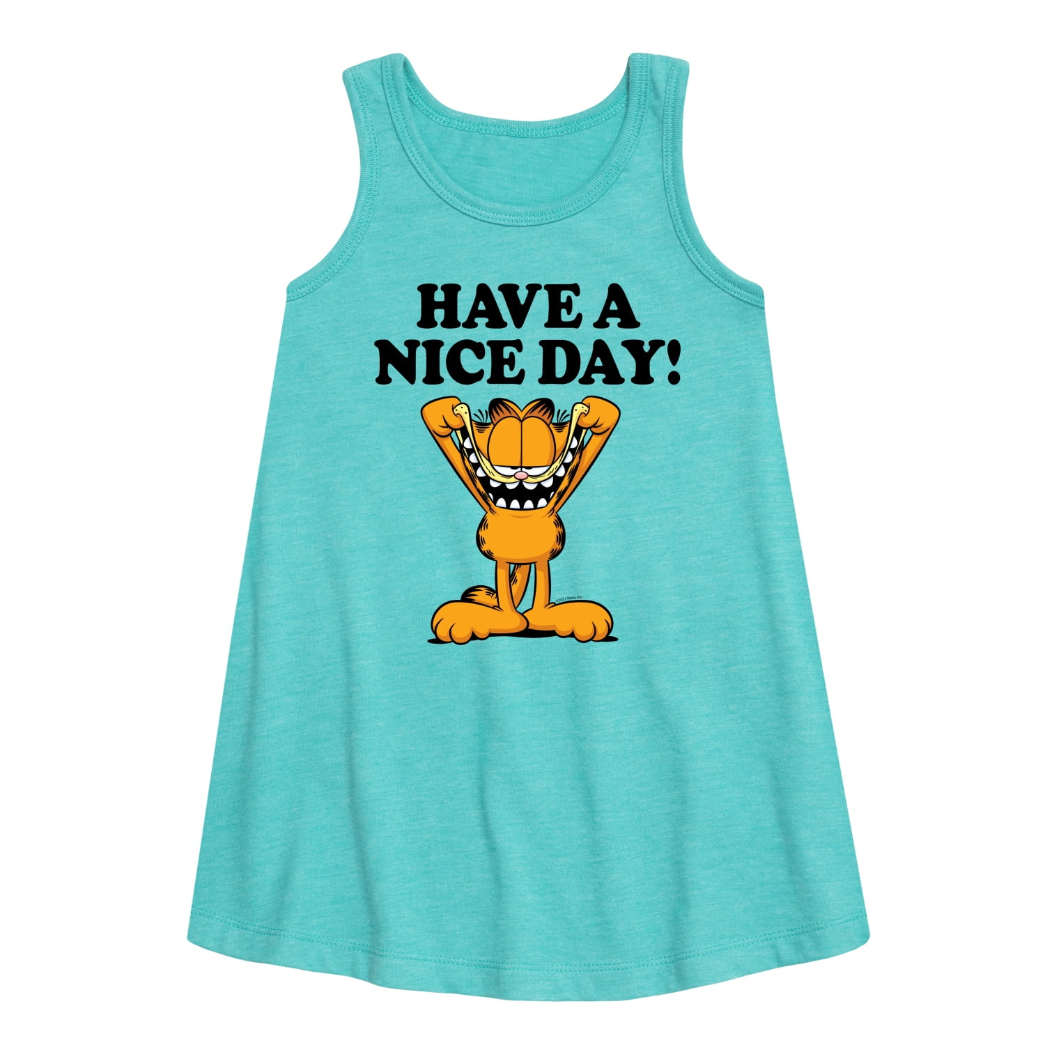 Garfield - Have A Nice Day - Toddler and Youth Girls A-line Dress ...