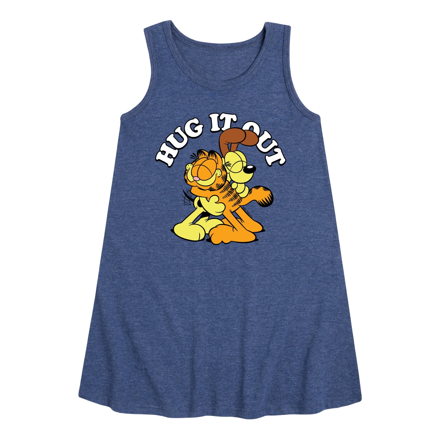 Garfield - Hug It Out - Toddler & Youth Girls A-line Dress - Walmart.com